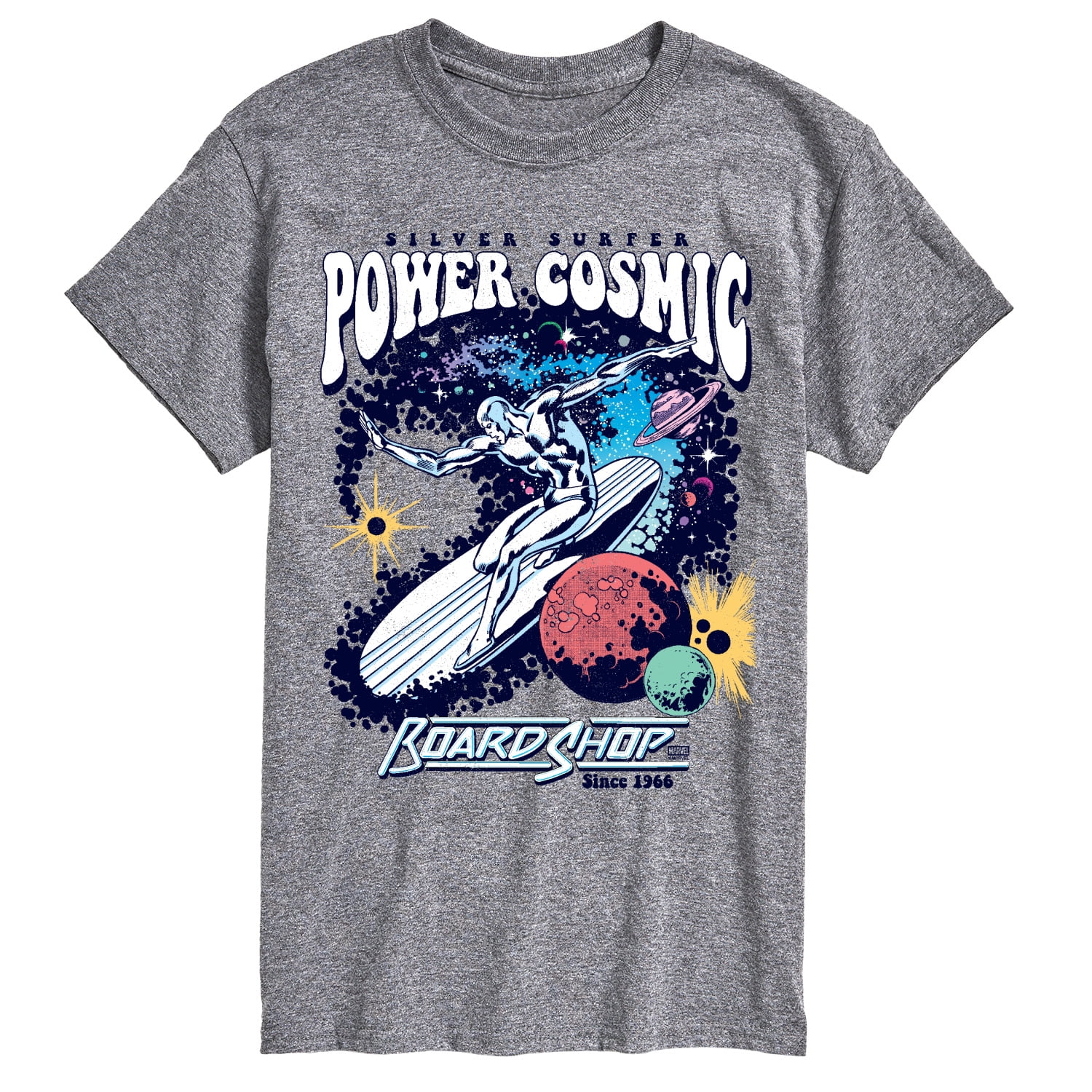 Fantastic Four - Power Cosmic Surf - Men's Short Sleeve Graphic T-Shirt ...