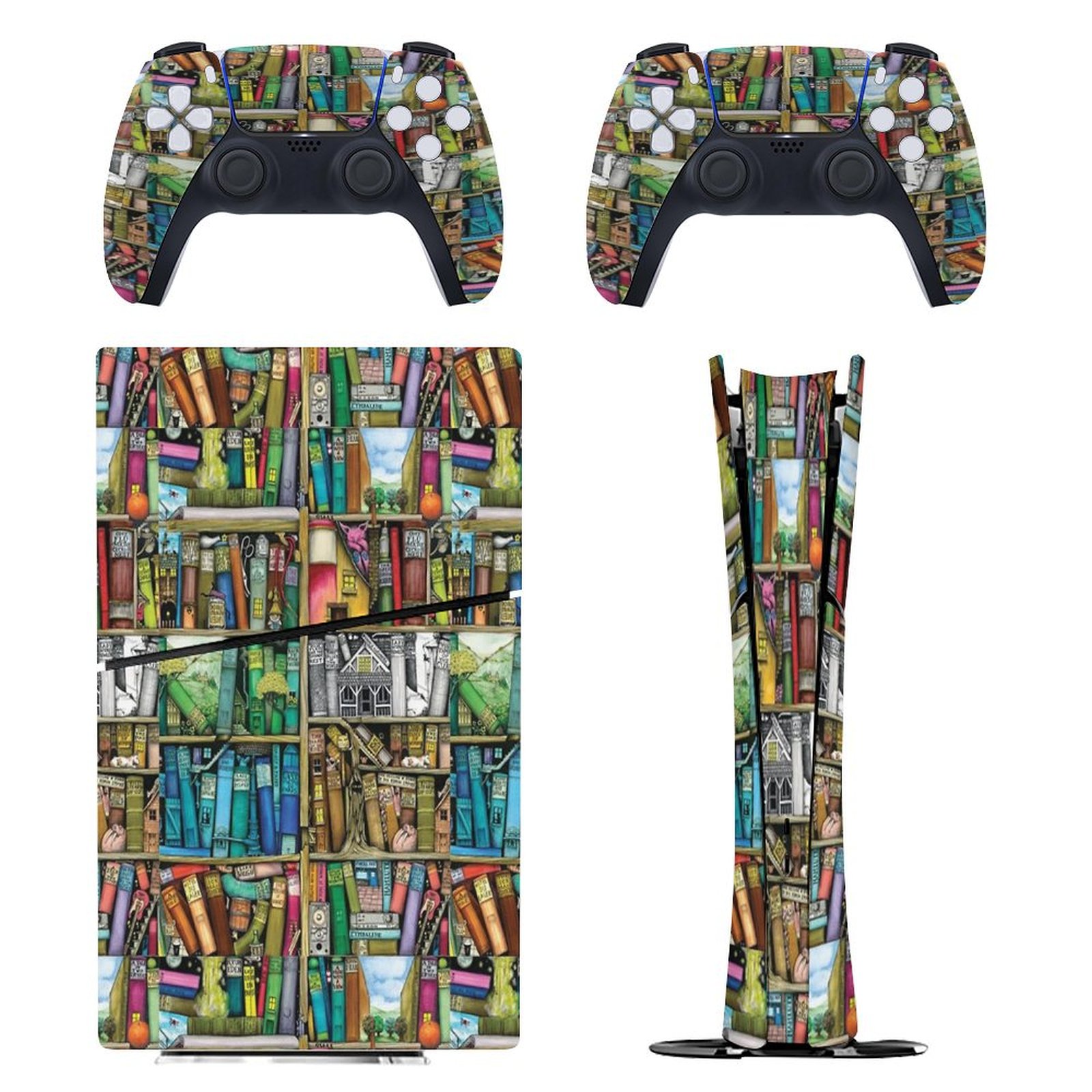 Fantastic Library PS5/PS5 Pro/PS5 Slim Digital Disc Skin Sticker For ...