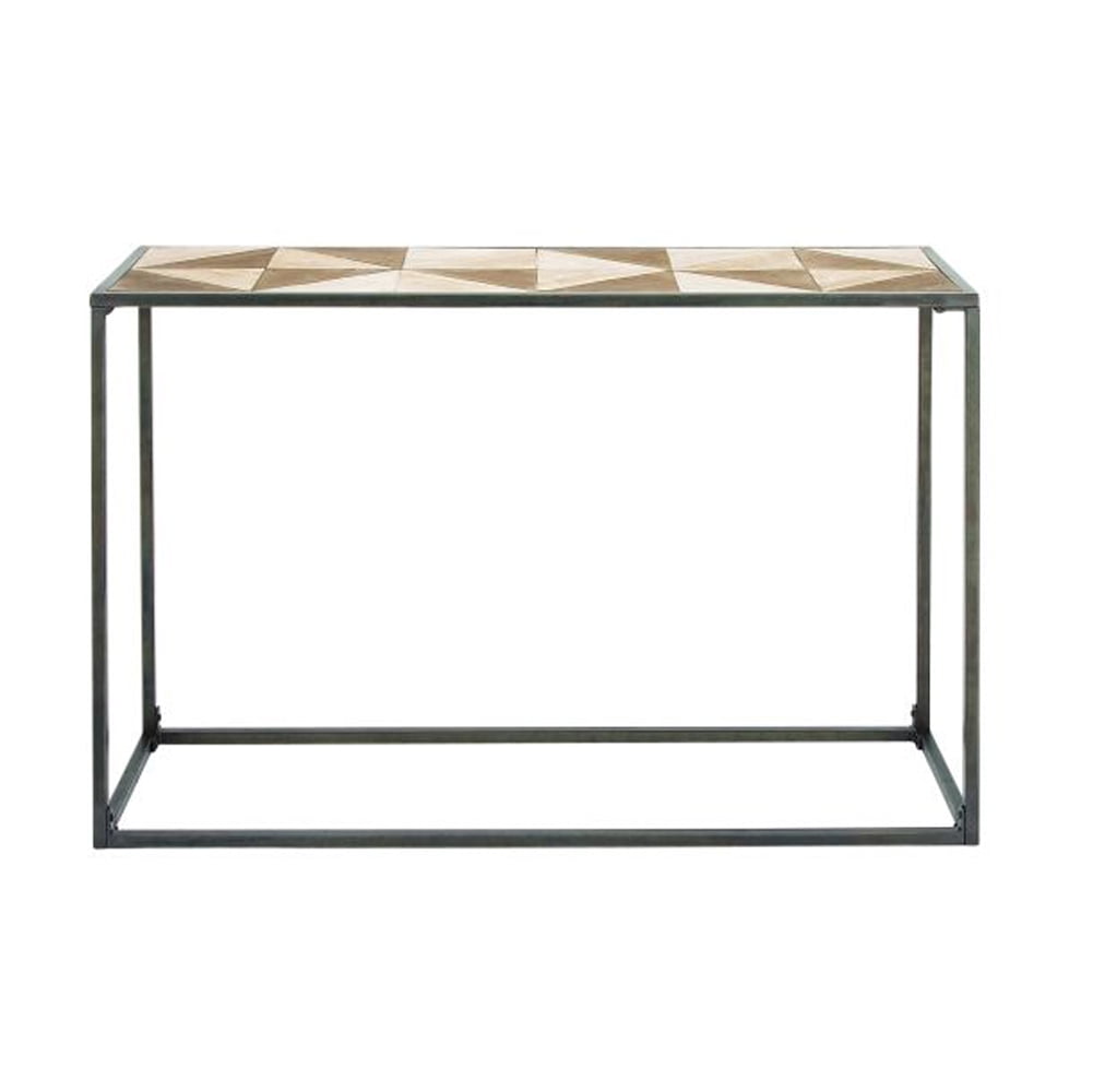 Fantastic Metal Wood Console Table - Walmart.com