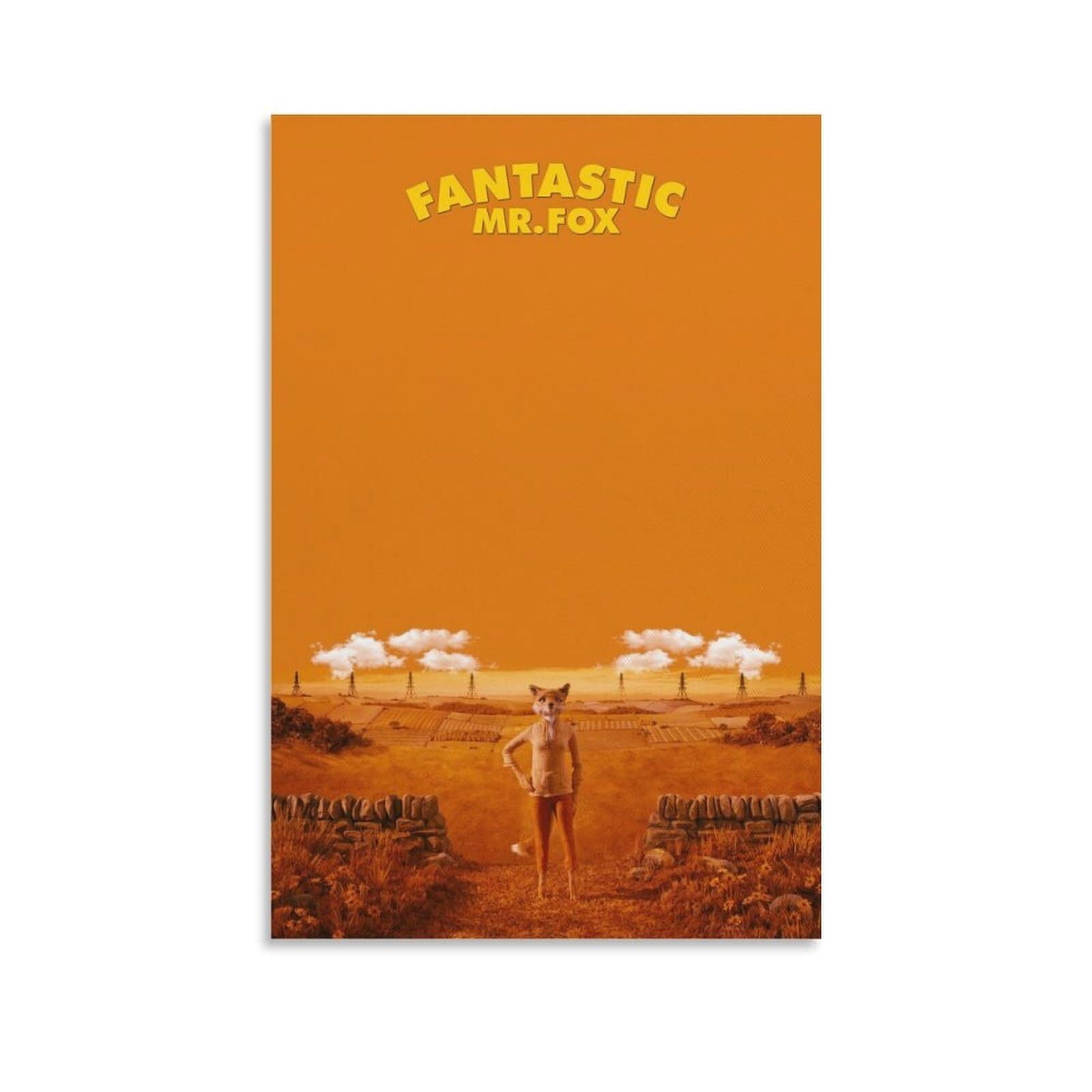 Fantastic Mr. Fox Canvas Poster - Whimsical Wes Anderson Animation ...