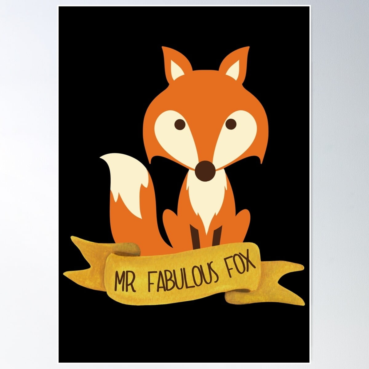 Fantastic Mr. Fox Poster Wall Art, Modern Wall Decor For Living Room ...