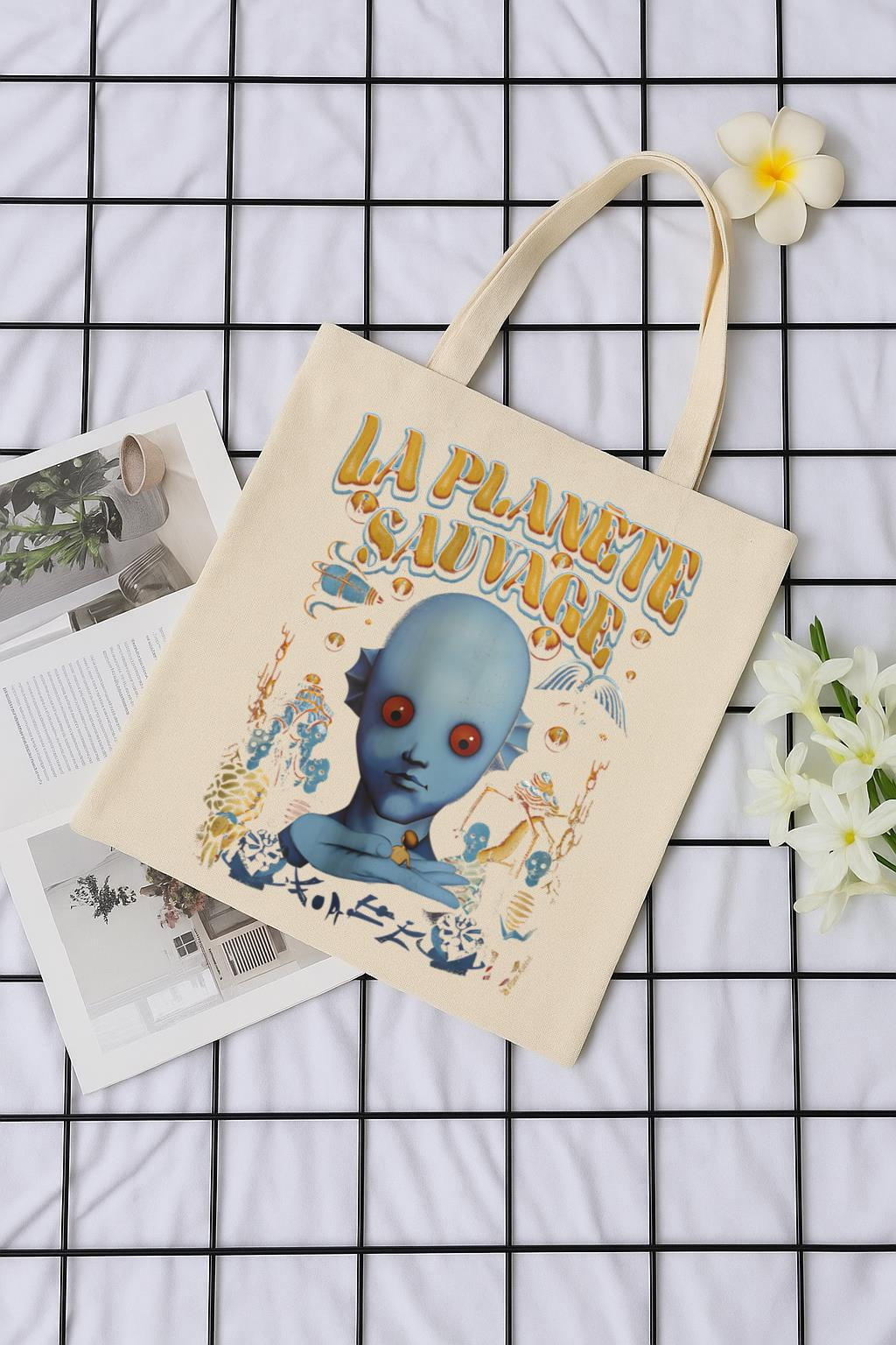 Fantastic Planet French Retro Vintage Animated Sci-Fi Classic Tote Bag ...