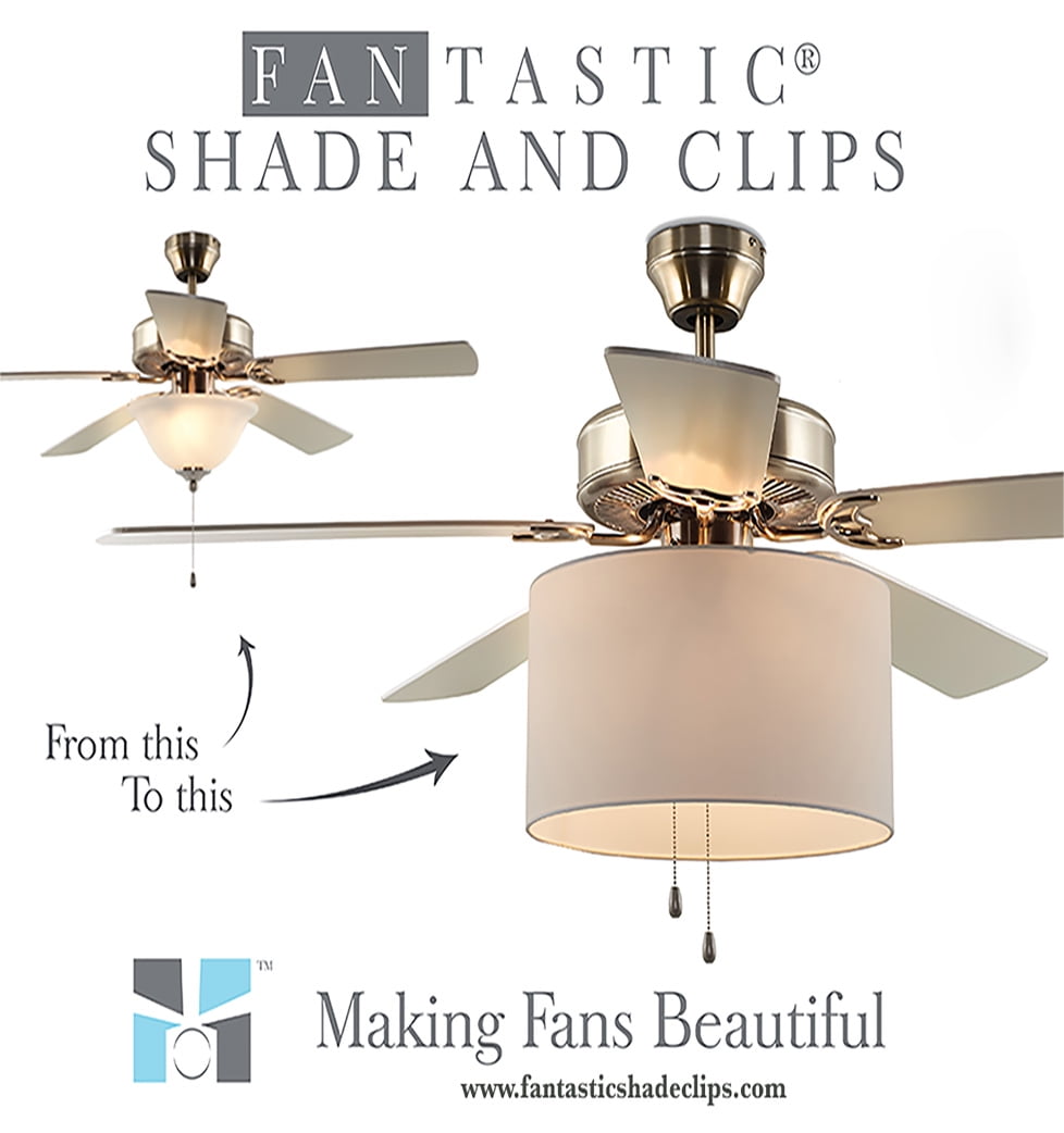 Fantastic Shade Clips Ceiling Fan Lighting Kits - Walmart.com