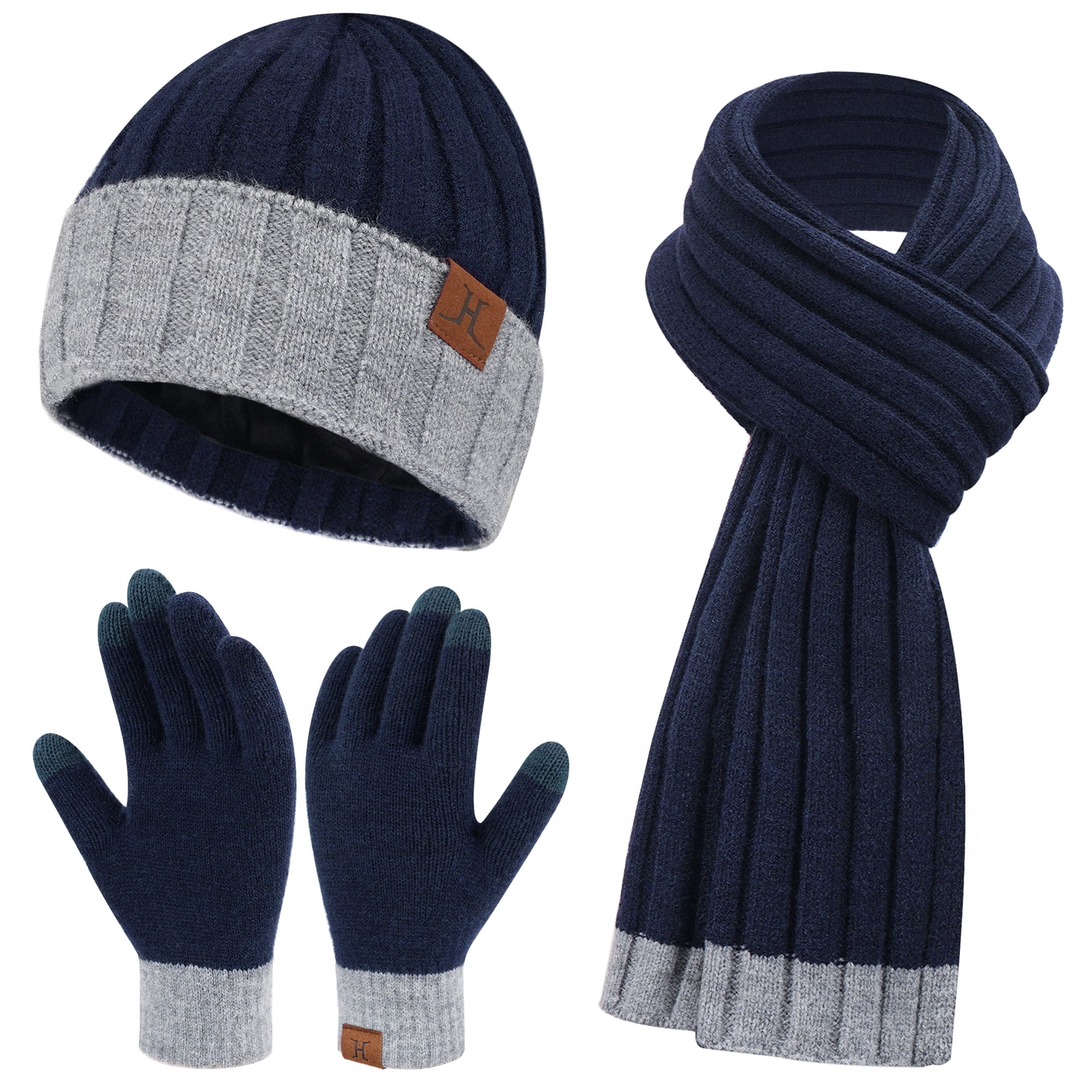 FZ FANTASTIC ZONE Women’s Winter Warm Beanie Hat Touchscreen Gloves ...