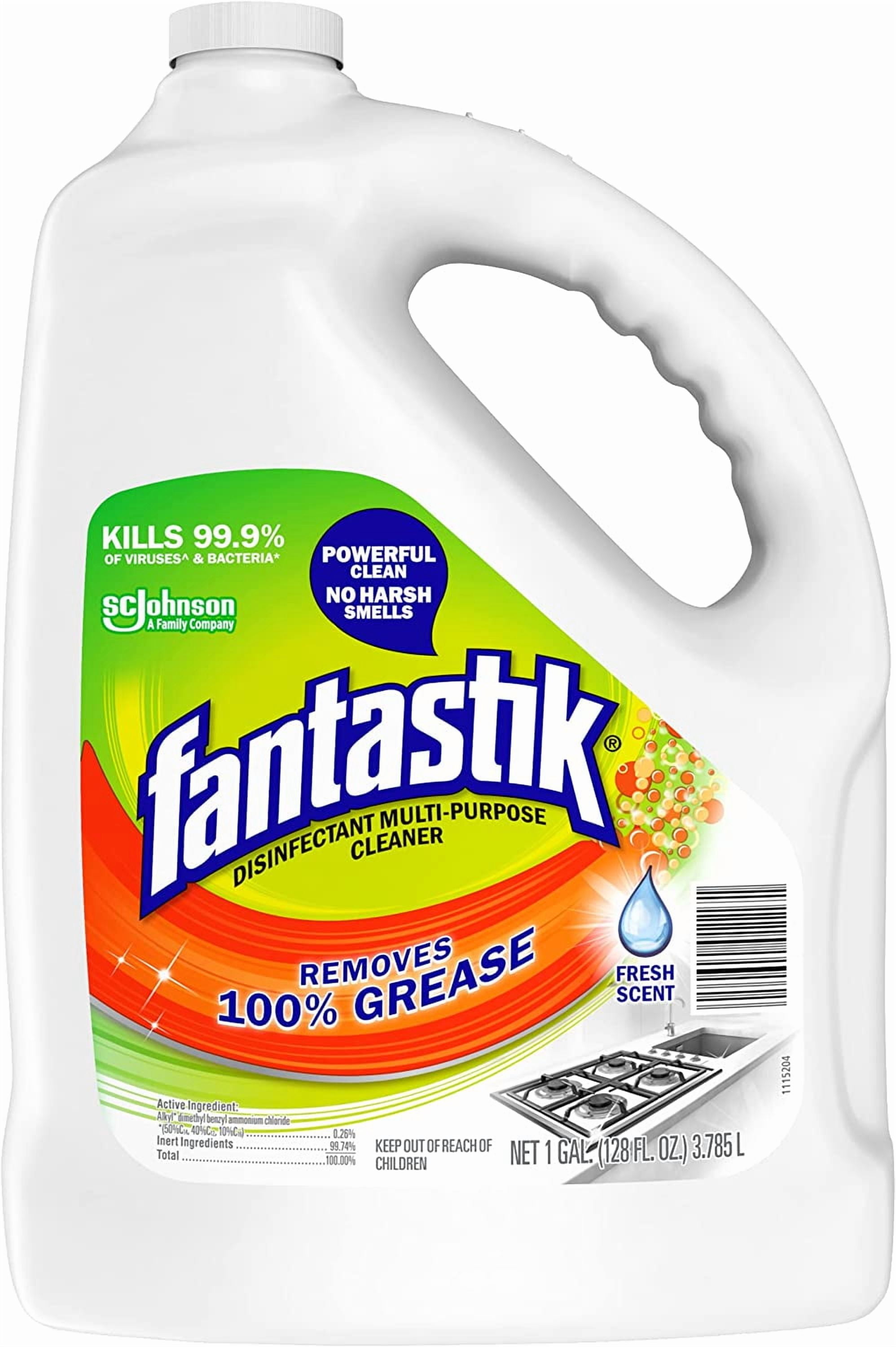 Fantastik All-Purpose Cleaner Refill, Fresh Scent, 128 oz - Walmart.com