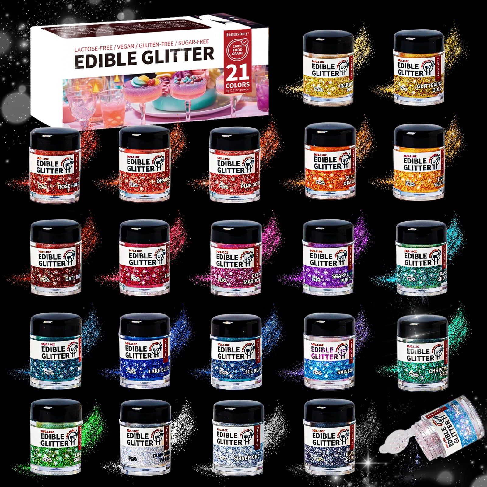Edible Drink Glitter