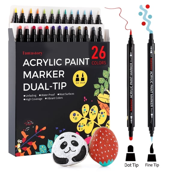 Amsterdam 4mm Acrylic Marker Set 4/Pkg-Intro - Walmart.com