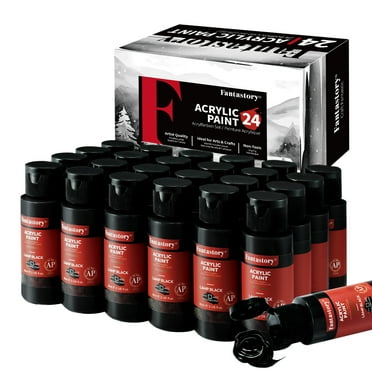Gallery Glass Stained Glass Acrylic Paint Kit, 8 Piece Glass Paint Set ...