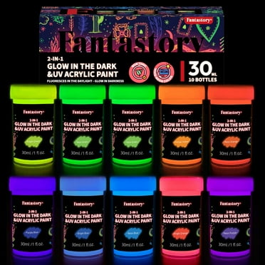 Hello Hobby Metallic & Glitter Acrylic Paint Jars, 24 Pack - Walmart.com