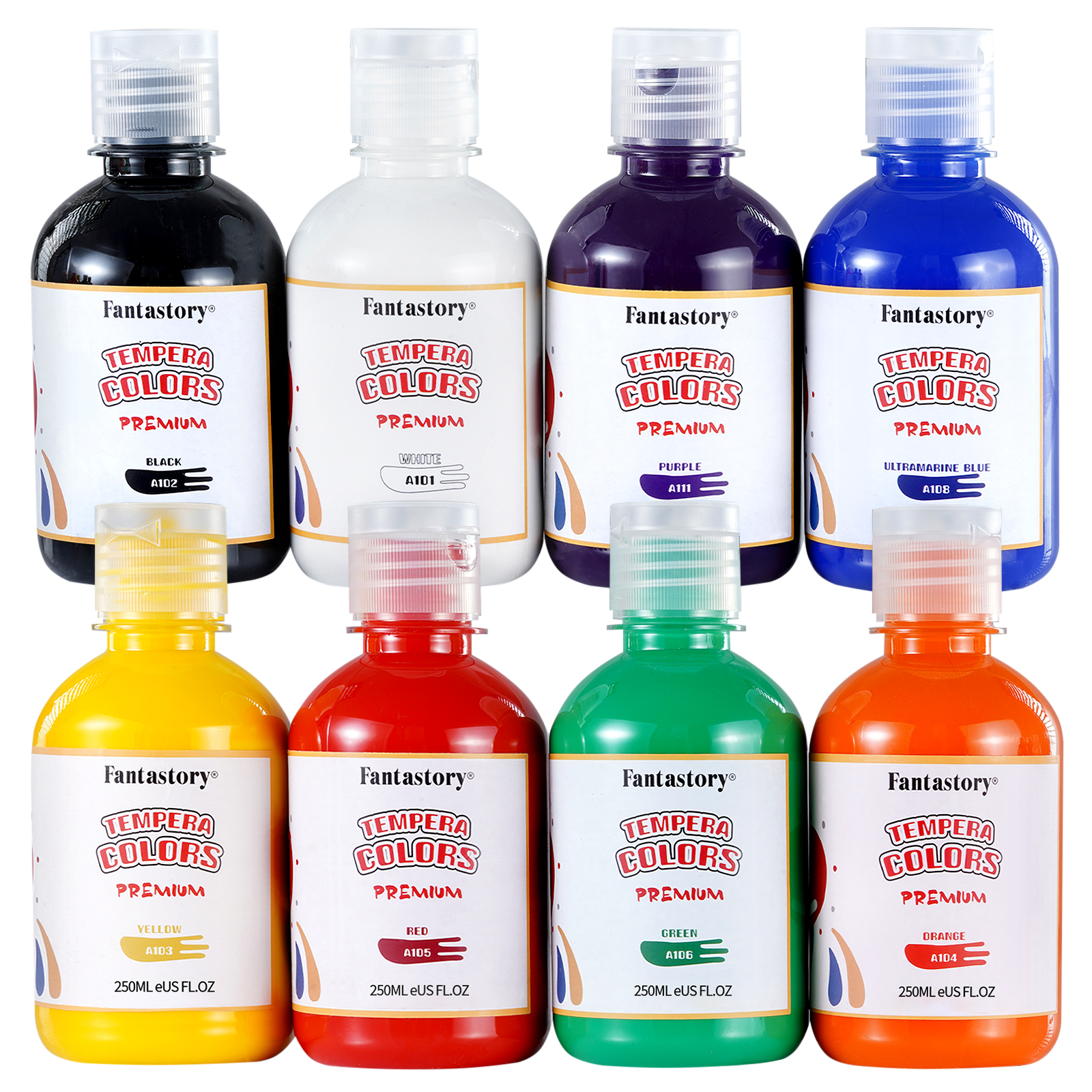 Handy Art 16 oz. Washable Tempera Paint Set, 6 Colors - Walmart.com