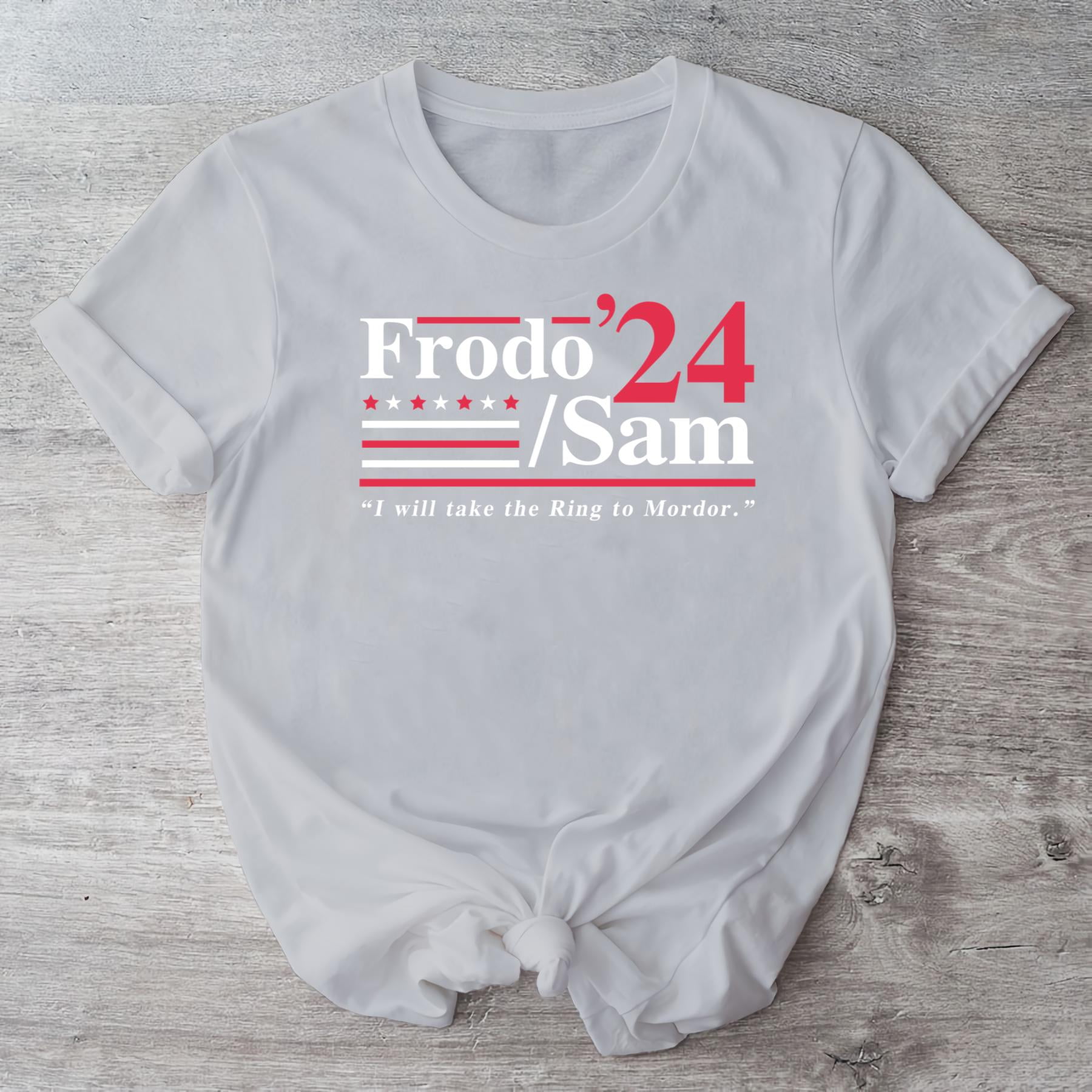 Fantasy Adventure Frodo and Sam 2024 Shirt – Iconic Movie Journey Graphic Tee – Unisex Middle ...