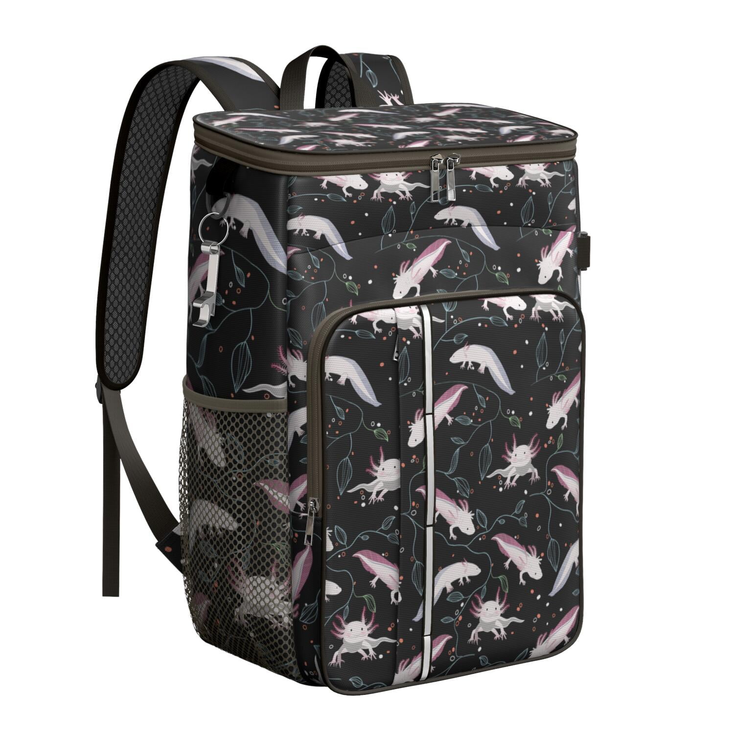 Fantasy Axolotl Cartoon Cooler Backpack – Waterproof Leakproof Lunch ...