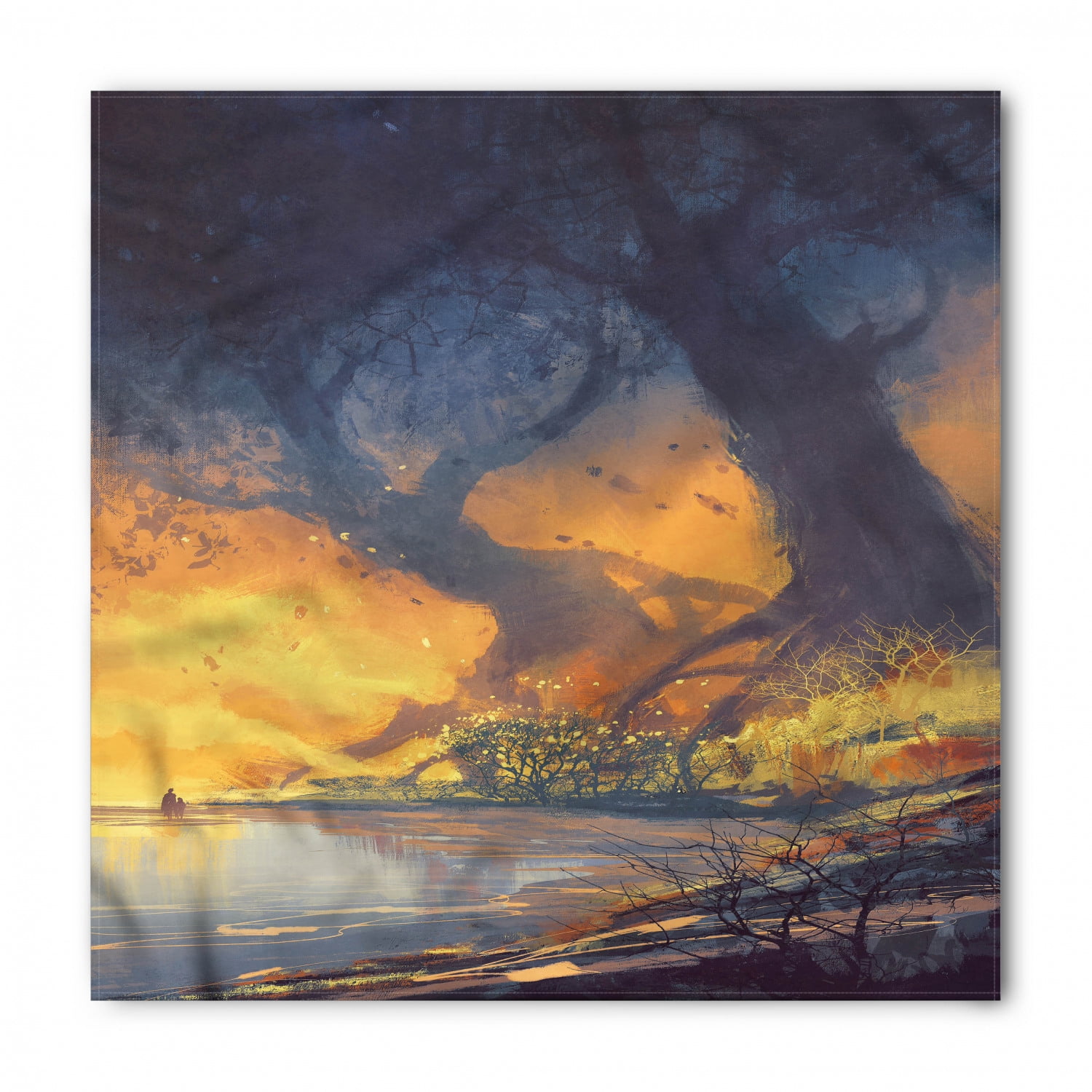 Fantasy Bandana, Big Tree Huge Roots Art, Unisex Head and Neck Tie, by ...