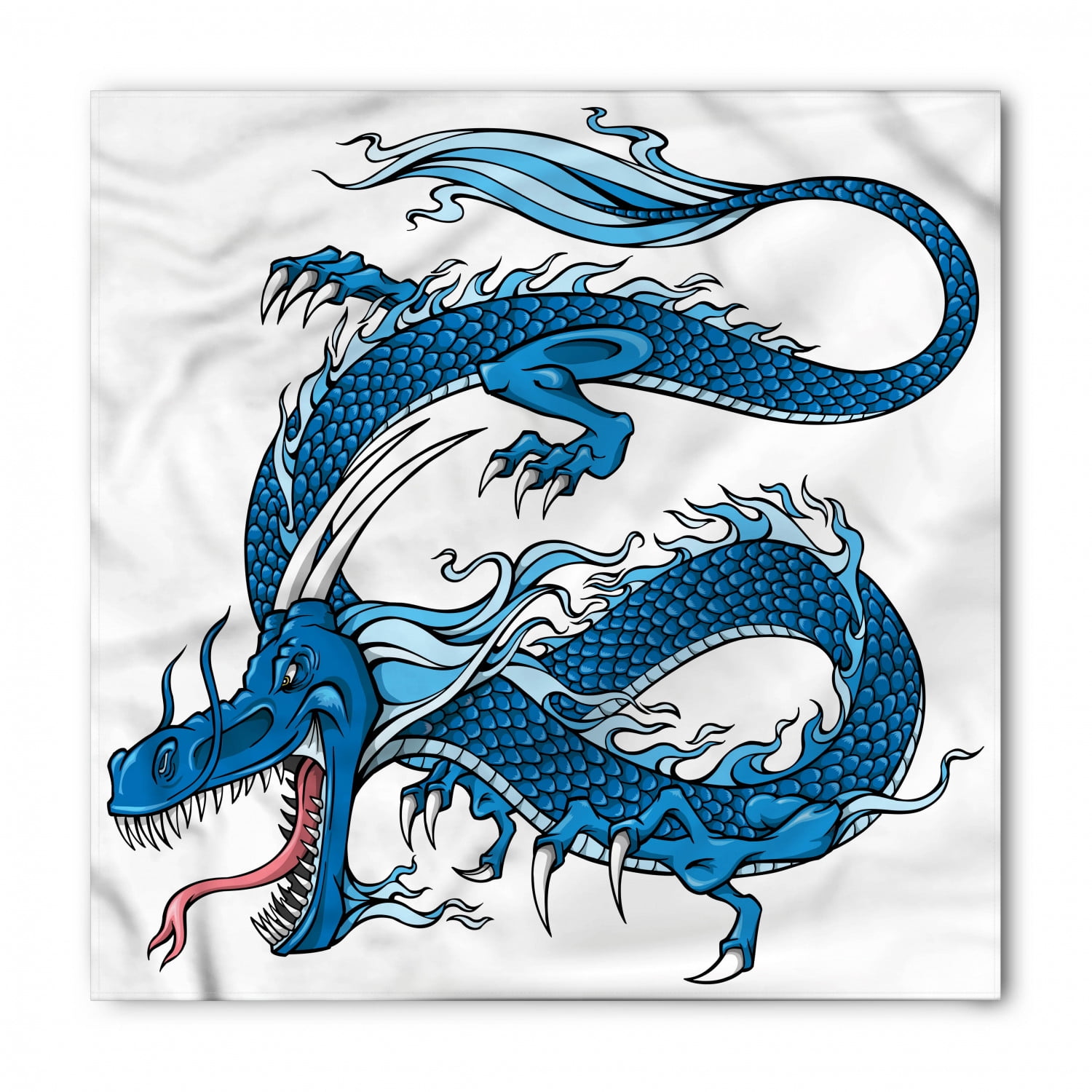 Fantasy Bandana, Dragon Myth Creature, Unisex Head and Neck Tie, by ...