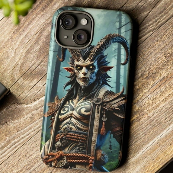Fantasy Beast Warrior Unique Mythical Creature Design Phone Case with ...