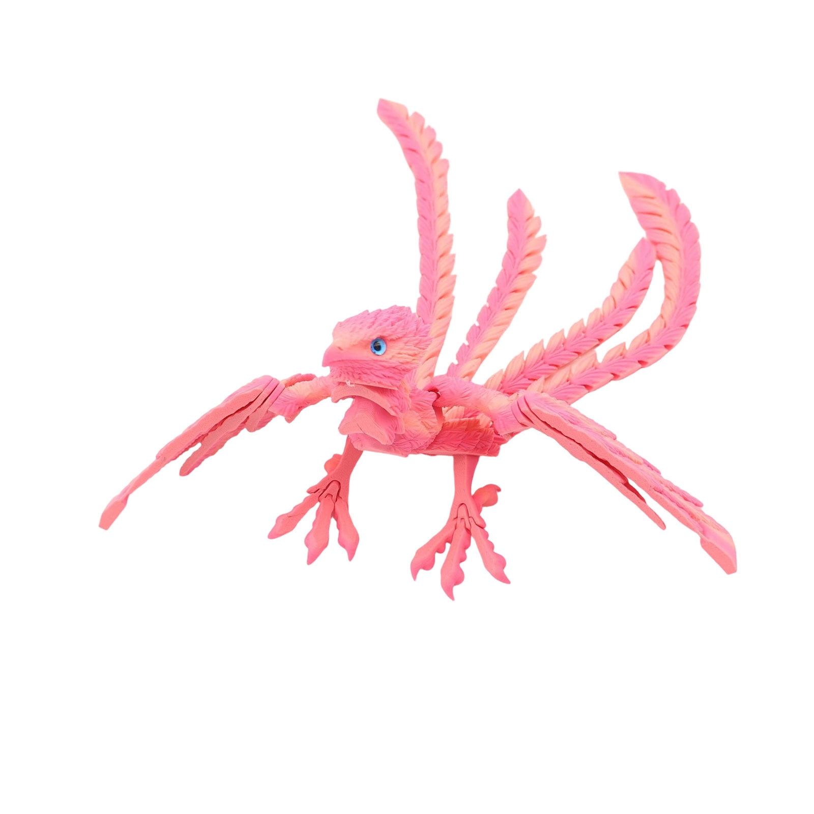 Fantasy Bird Statue with Poseable Articulated Joints, 3D Printed ...