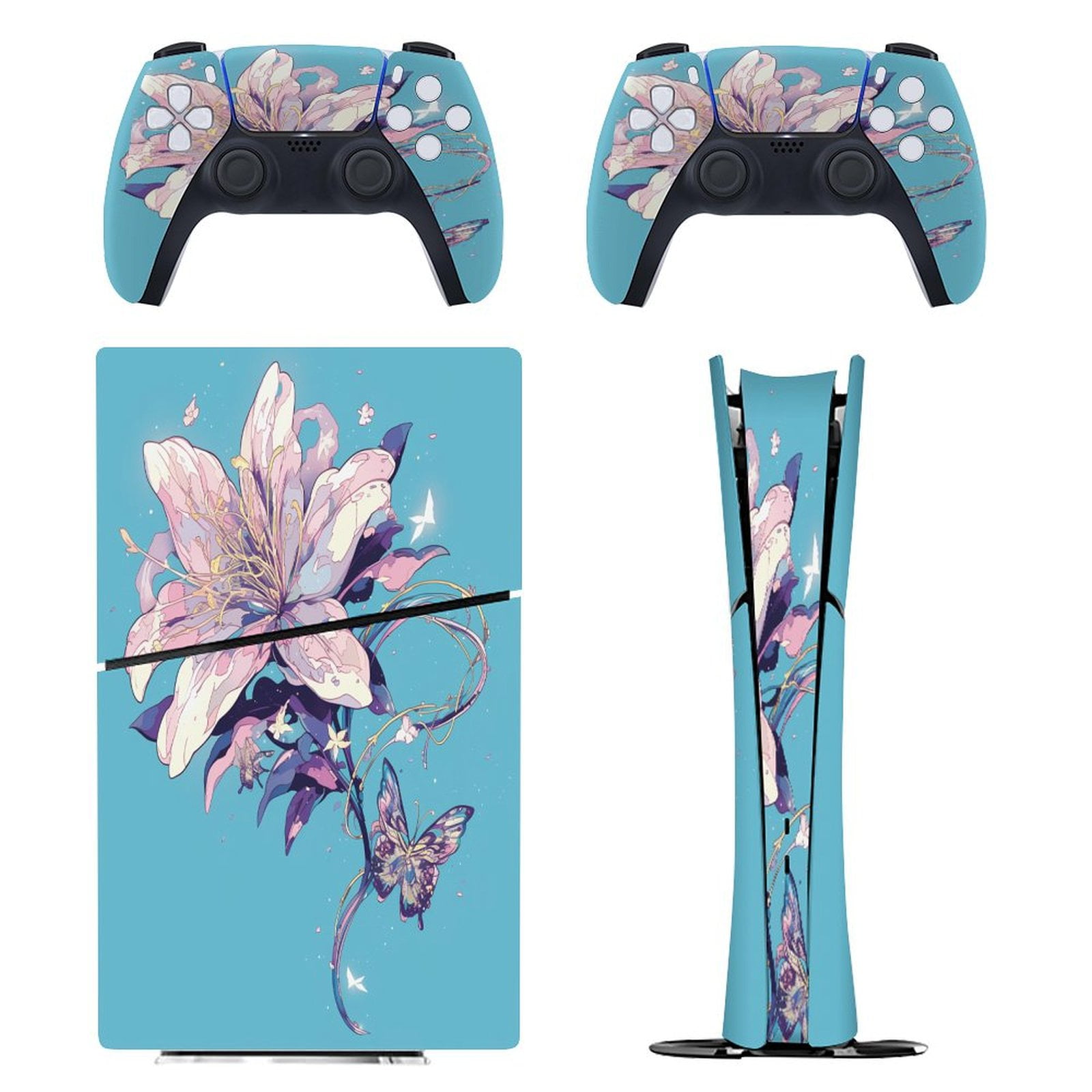 Fantasy Butterfly PS5/PS5 Pro/PS5 Slim Digital Disc Skin Sticker For ...