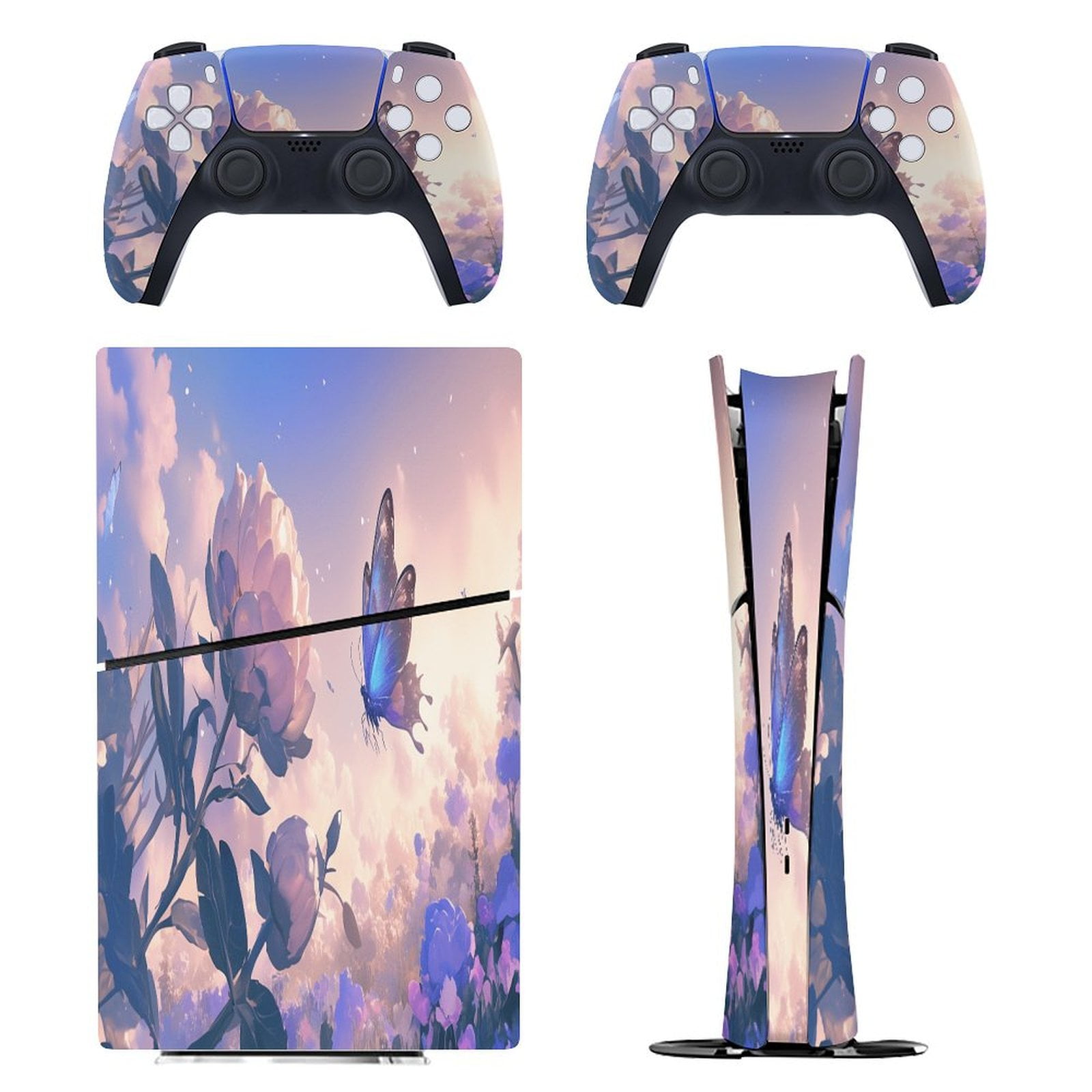 Fantasy Butterfly PS5/PS5 Pro/PS5 Slim Digital Disc Skin Sticker For ...