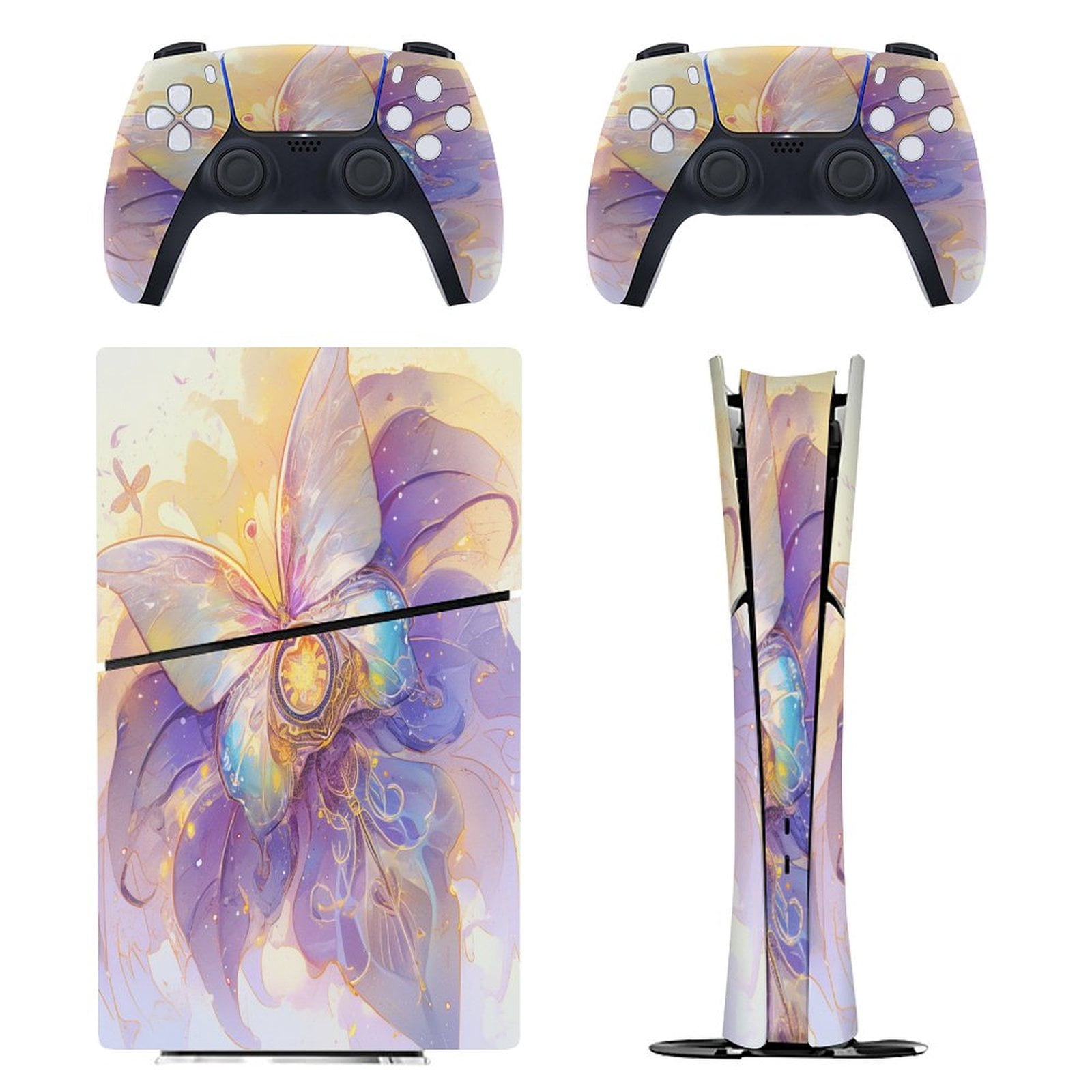 Fantasy Butterfly PS5/PS5 Pro/PS5 Slim Digital Disc Skin Sticker For ...