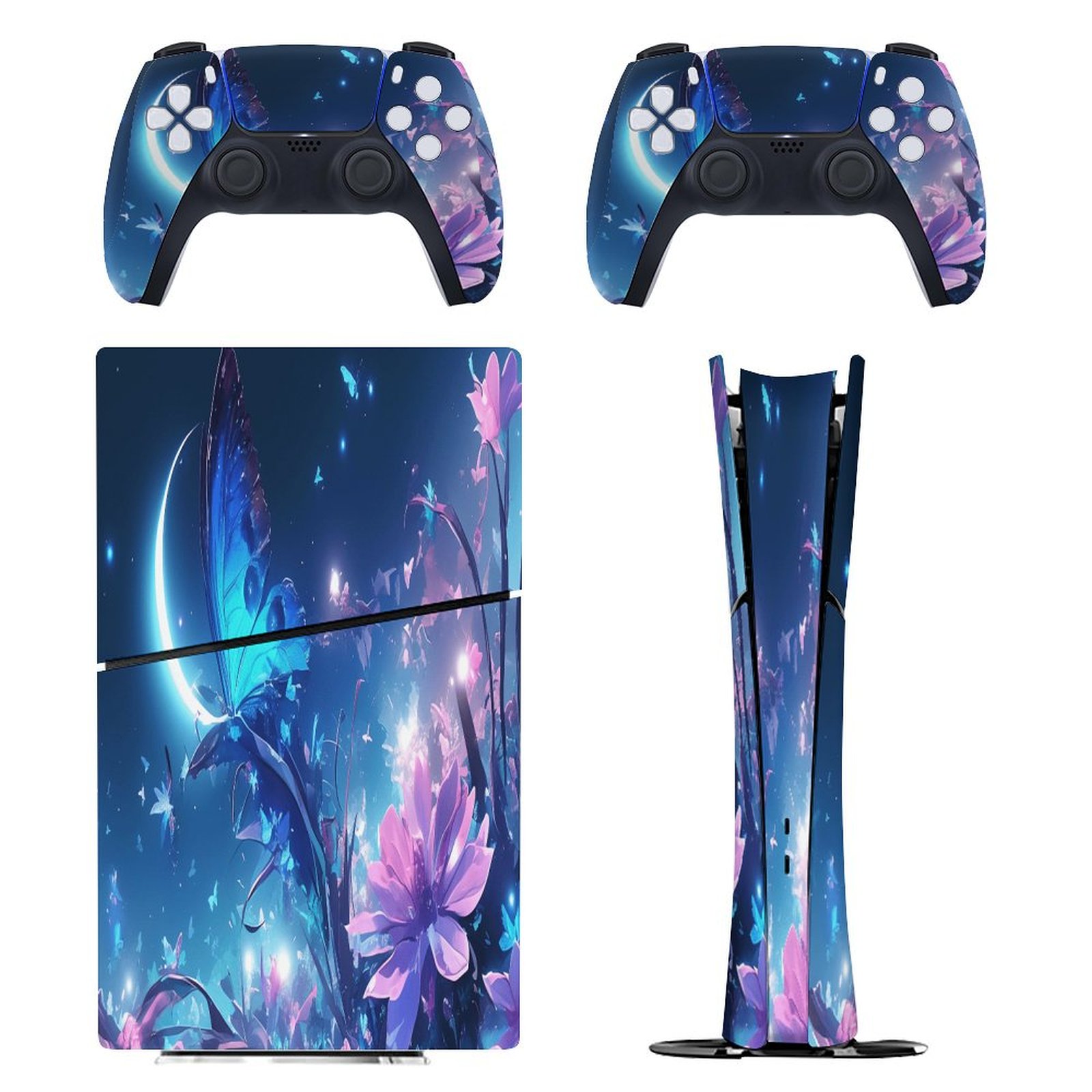 Fantasy Butterfly PS5/PS5 Pro/PS5 Slim Digital Disc Skin Sticker For ...