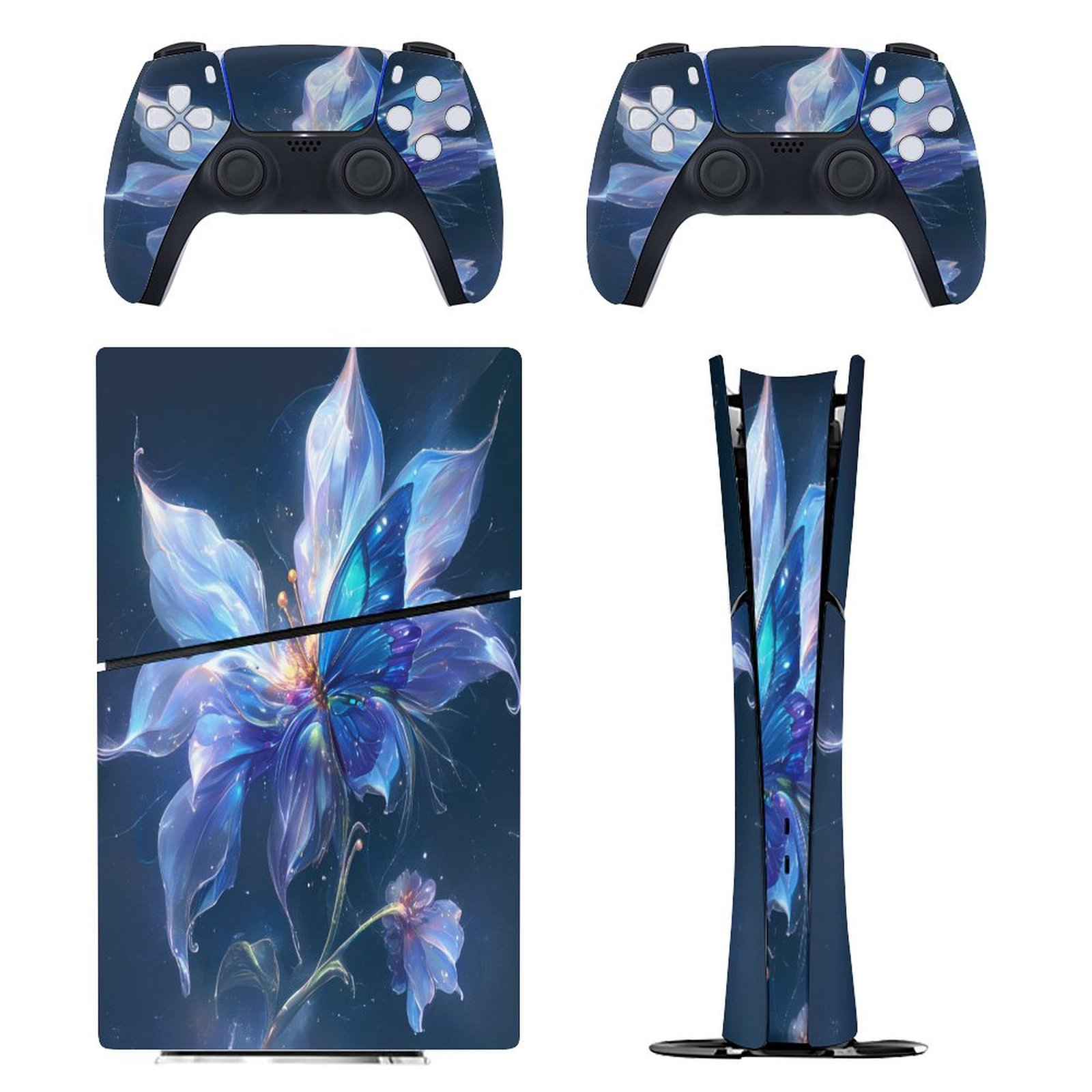 Fantasy Butterfly PS5/PS5 Pro/PS5 Slim Digital Disc Skin Sticker For ...