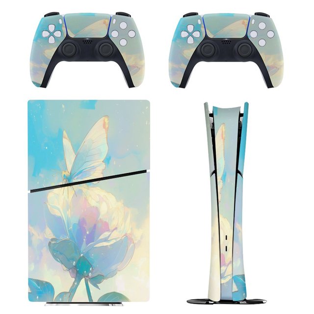 Fantasy Butterfly PS5/PS5 Pro/PS5 Slim Digital Disc Skin Sticker For ...