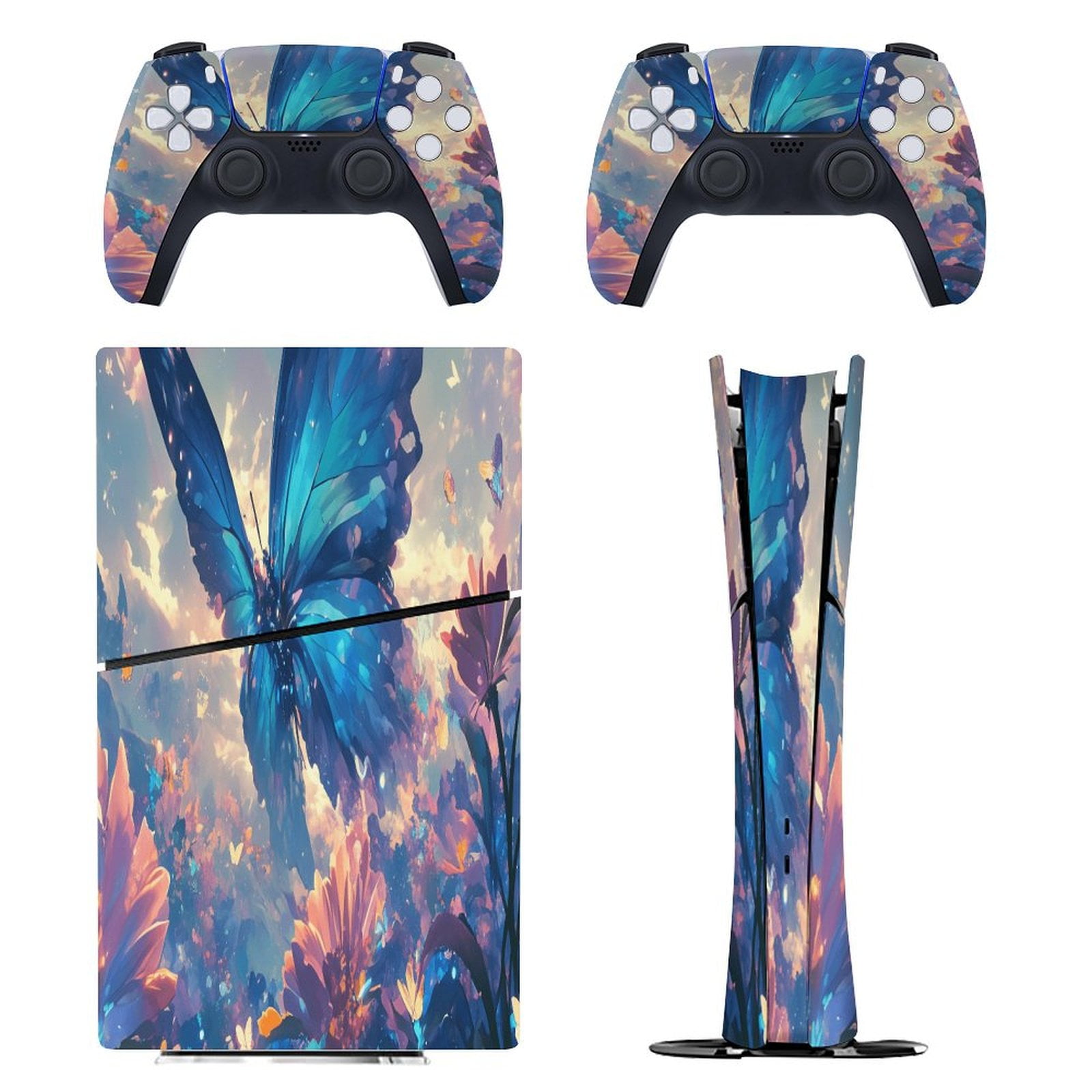 Fantasy Butterfly PS5/PS5 Pro/PS5 Slim Digital Disc Skin Sticker For ...