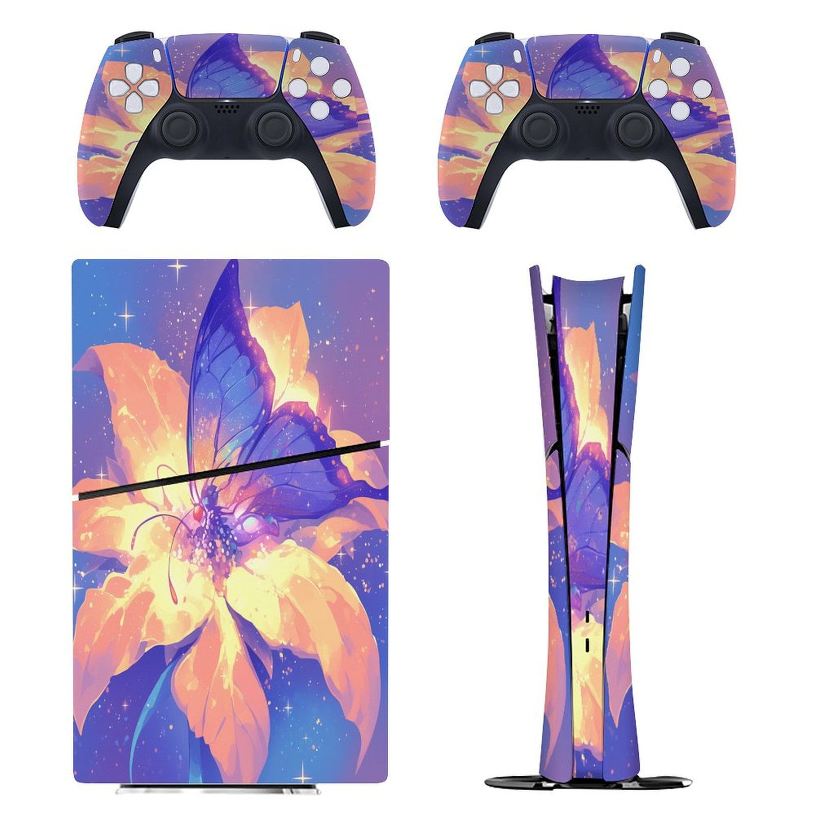 Fantasy Butterfly PS5/PS5 Pro/PS5 Slim Digital Disc Skin Sticker For ...