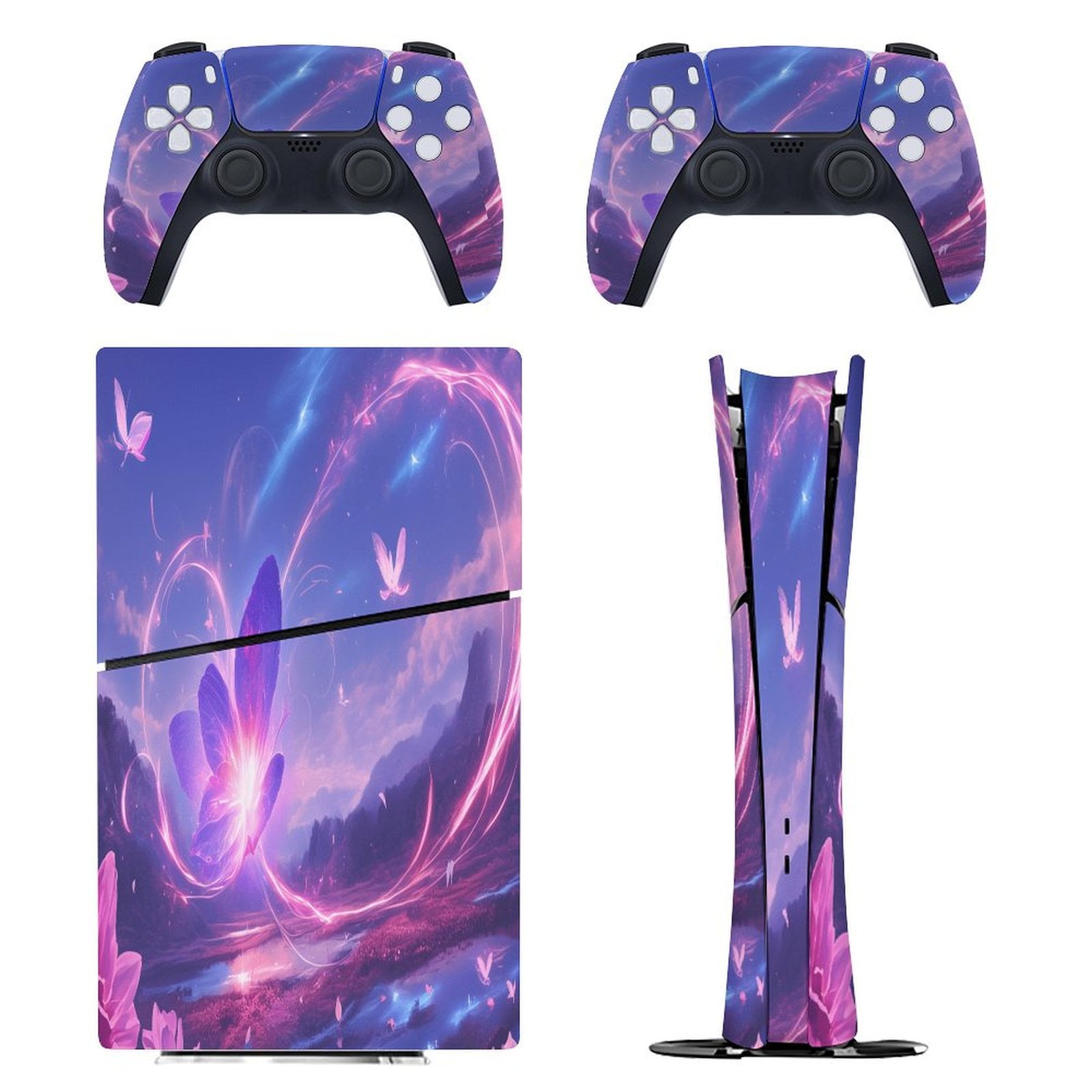 Fantasy Butterfly PS5/PS5 Pro/PS5 Slim Digital Disc Skin Sticker For ...