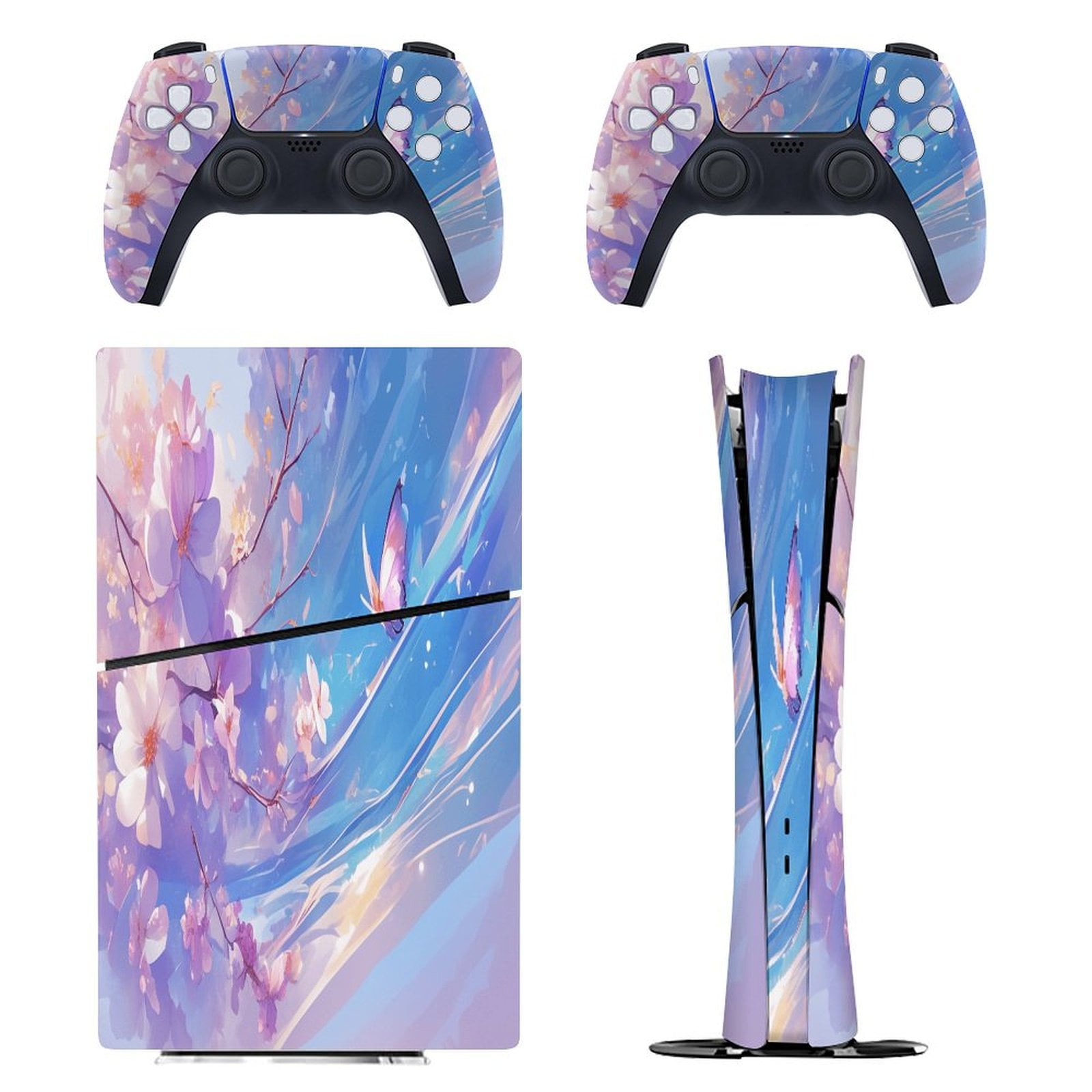 Fantasy Butterfly PS5/PS5 Pro/PS5 Slim Digital Disc Skin Sticker For ...