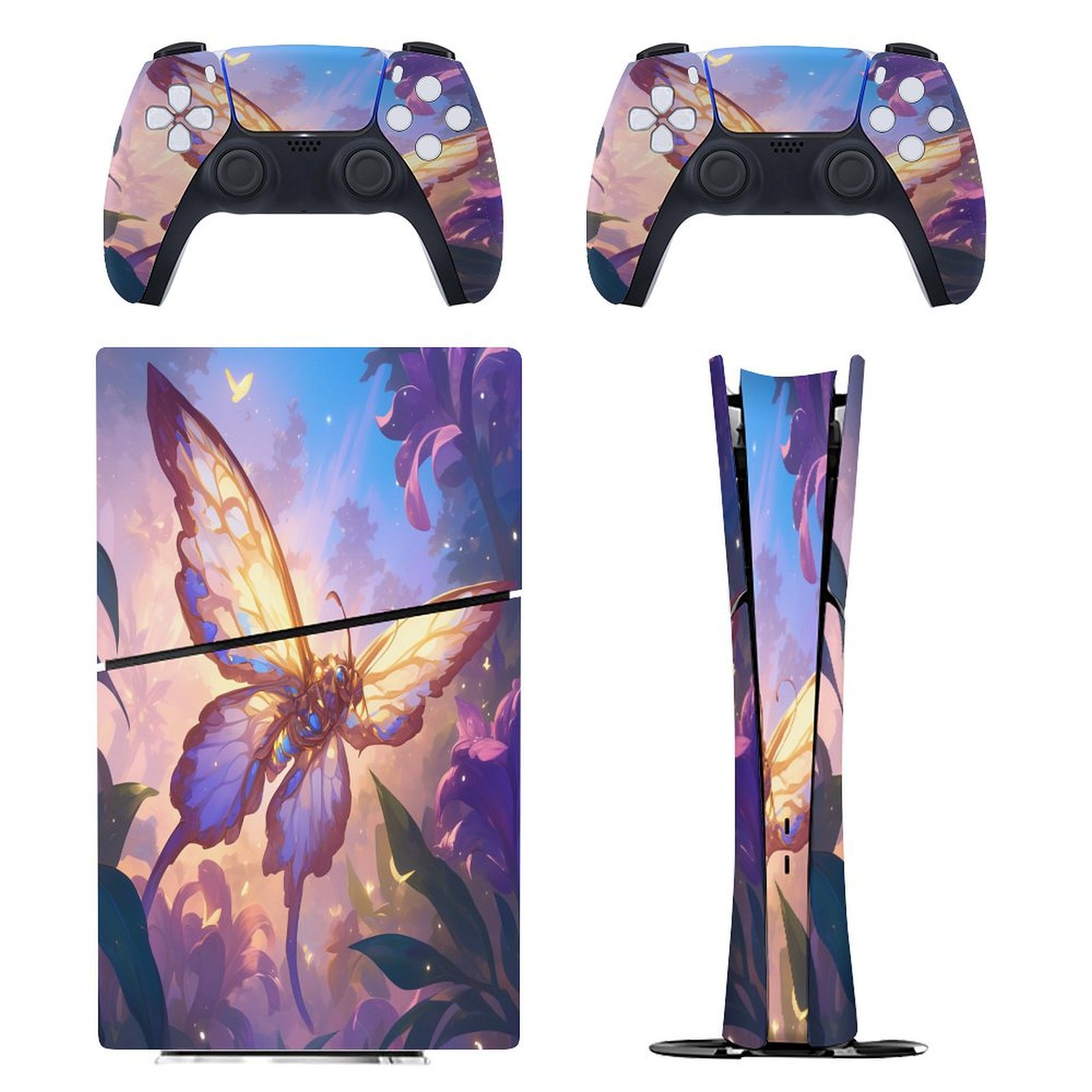 Fantasy Butterfly PS5/PS5 Pro/PS5 Slim Digital Disc Skin Sticker For ...