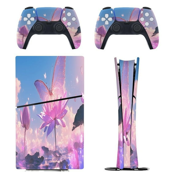 Fantasy Butterfly PS5/PS5 Pro/PS5 Slim Digital Disc Skin Sticker For ...