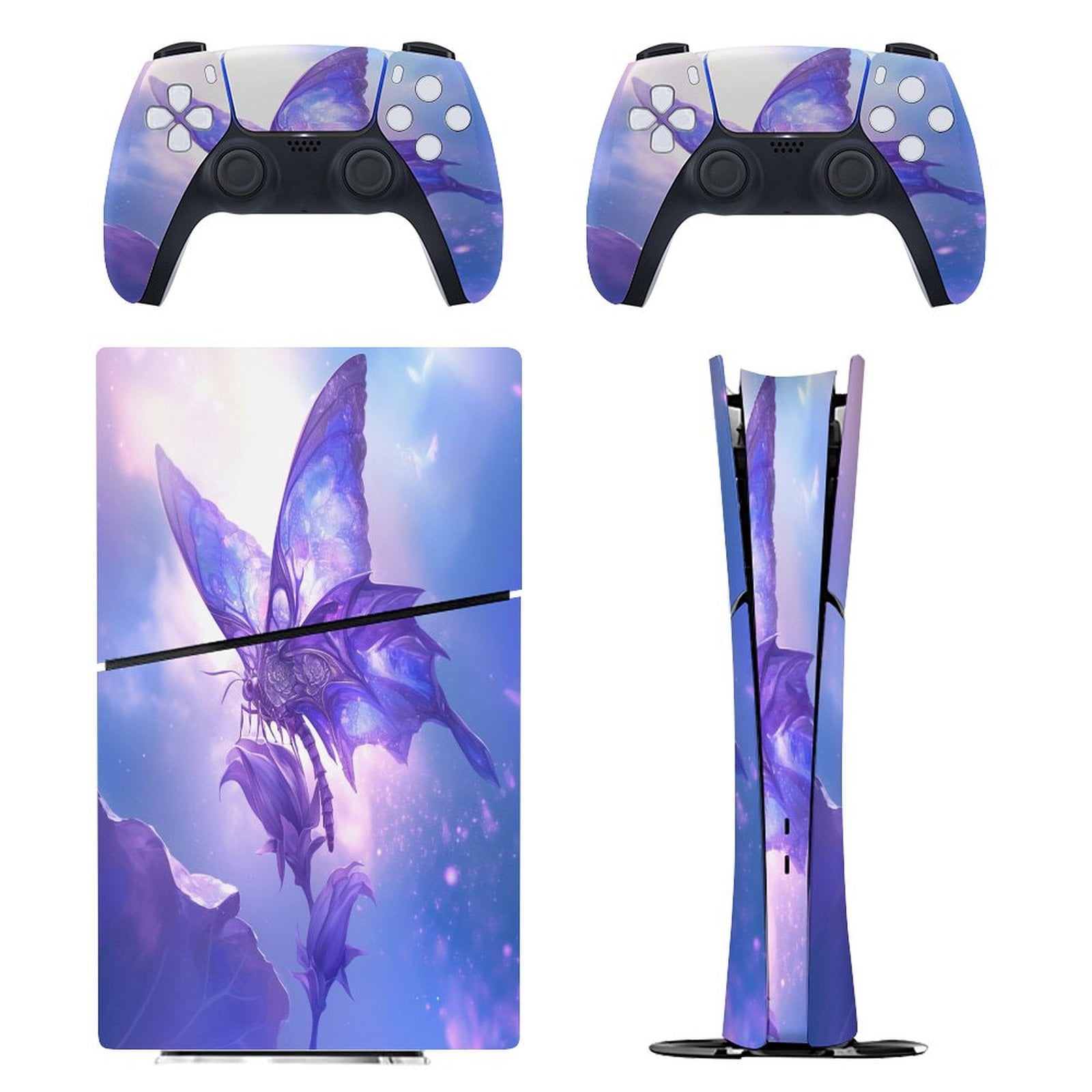 Fantasy Butterfly PS5/PS5 Pro/PS5 Slim Digital Disc Skin Sticker For ...