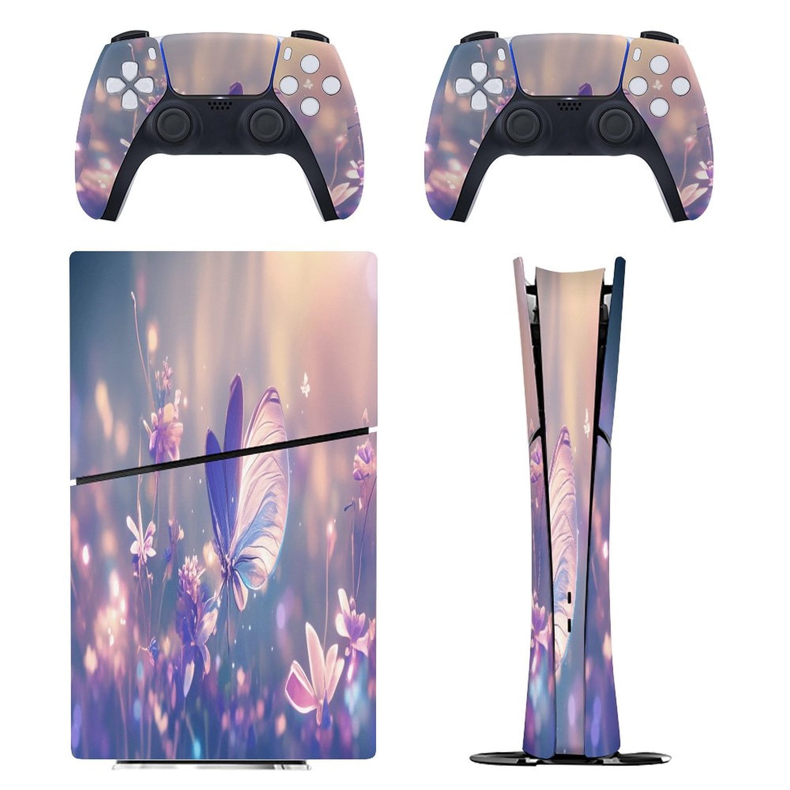 Fantasy Butterfly PS5/PS5 Pro/PS5 Slim Digital Disc Skin Sticker For ...