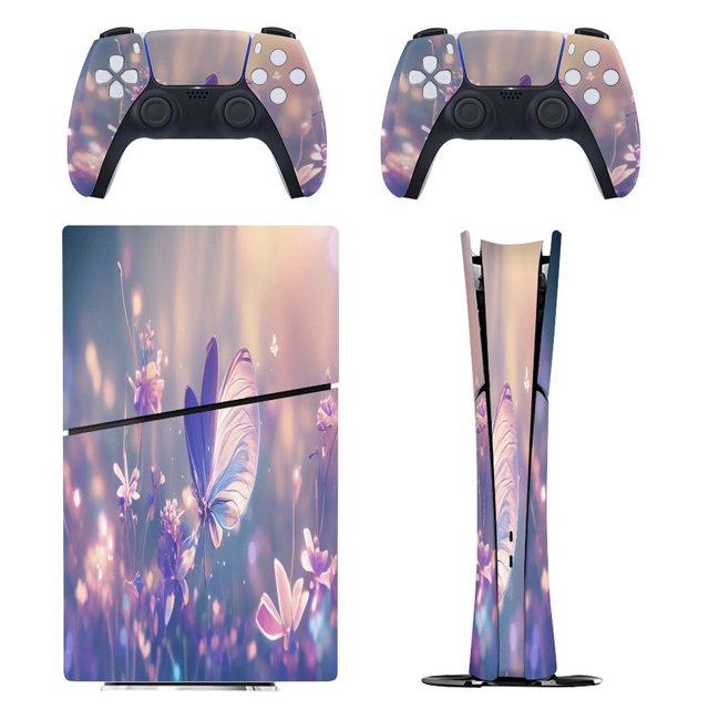 Fantasy Butterfly PS5/PS5 Pro/PS5 Slim Digital Disc Skin Sticker For ...