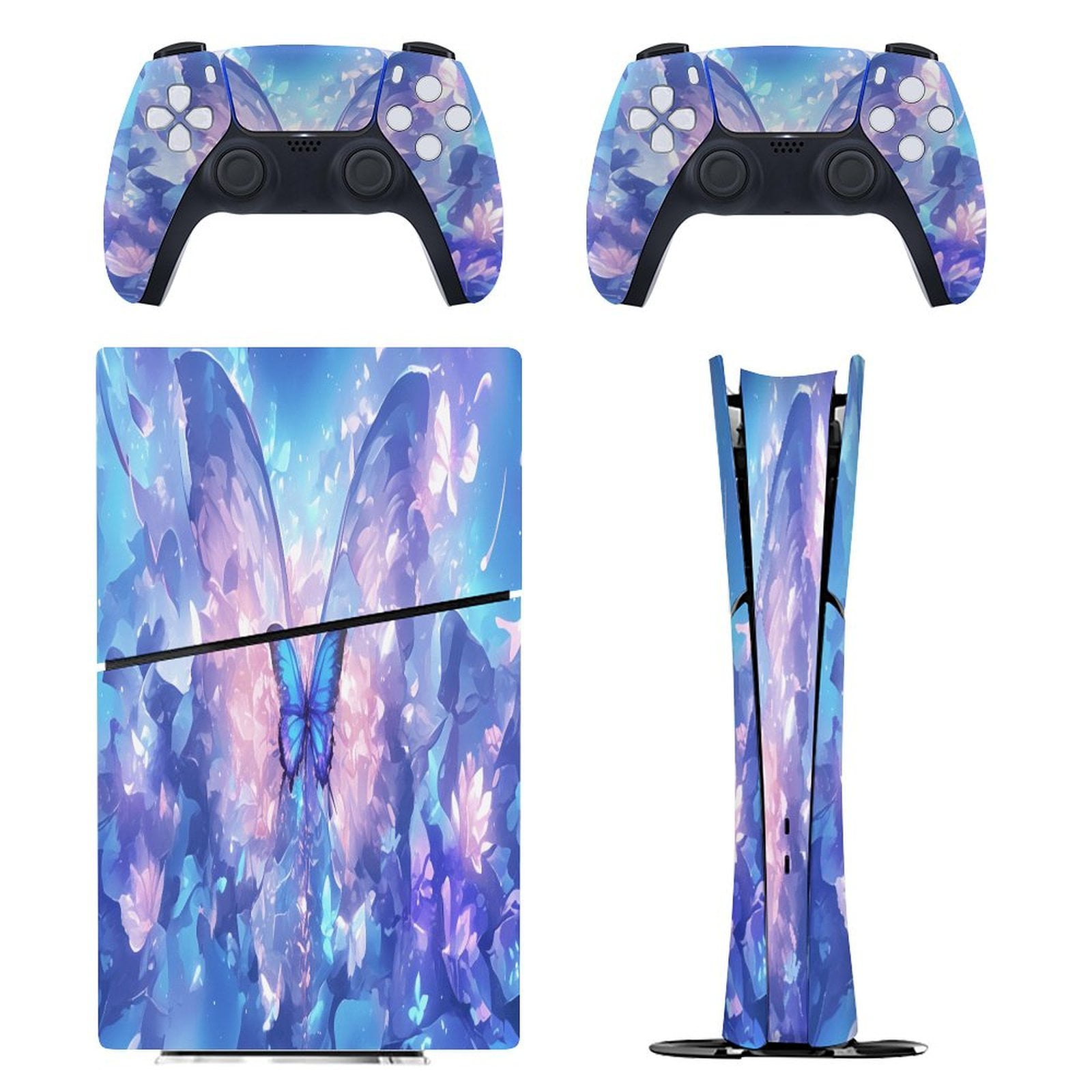 Fantasy Butterfly PS5/PS5 Pro/PS5 Slim Digital Disc Skin Sticker For ...