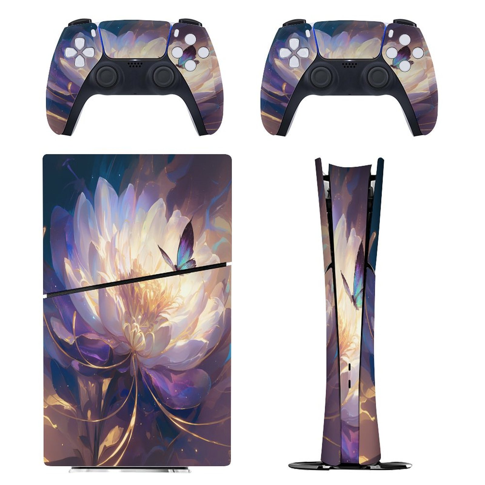Fantasy Butterfly PS5/PS5 Pro/PS5 Slim Digital Disc Skin Sticker For ...