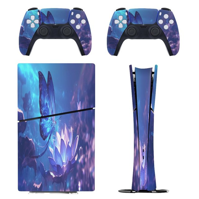 Fantasy Butterfly PS5/PS5 Pro/PS5 Slim Digital Disc Skin Sticker For ...