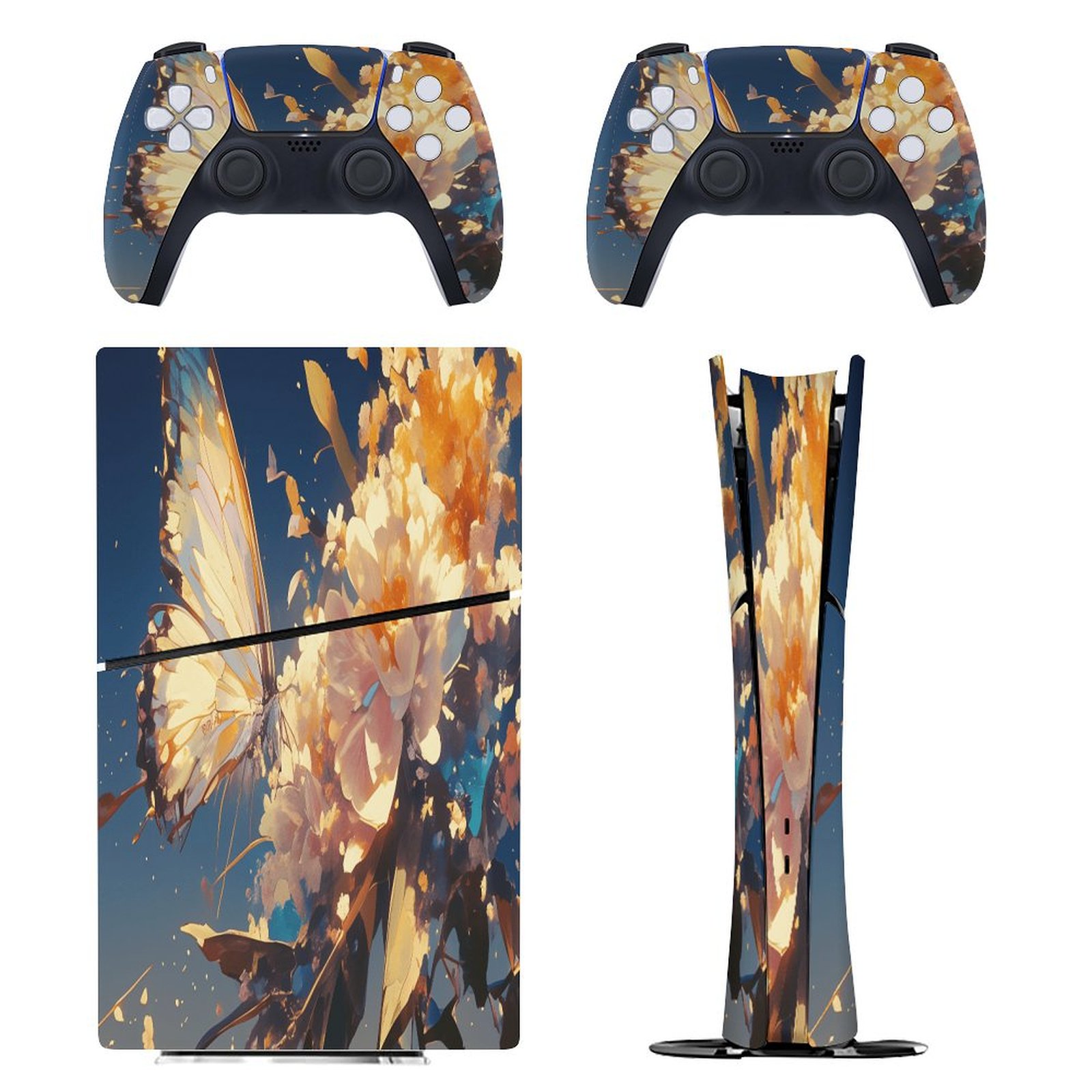 Fantasy Butterfly PS5/PS5 Pro/PS5 Slim Digital Disc Skin Sticker For ...