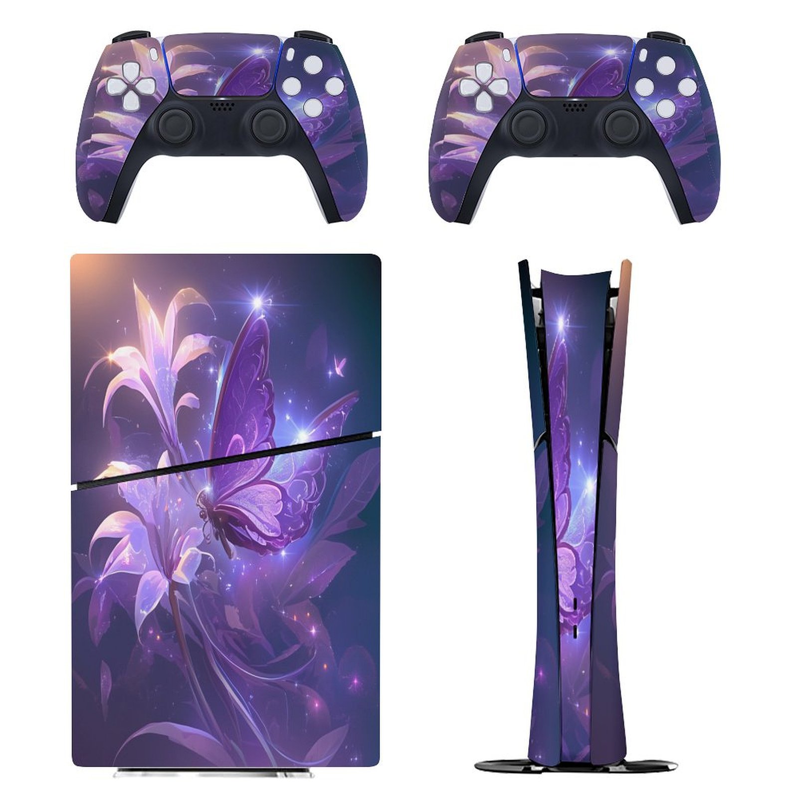 Fantasy Butterfly PS5/PS5 Pro/PS5 Slim Digital Disc Skin Sticker For ...