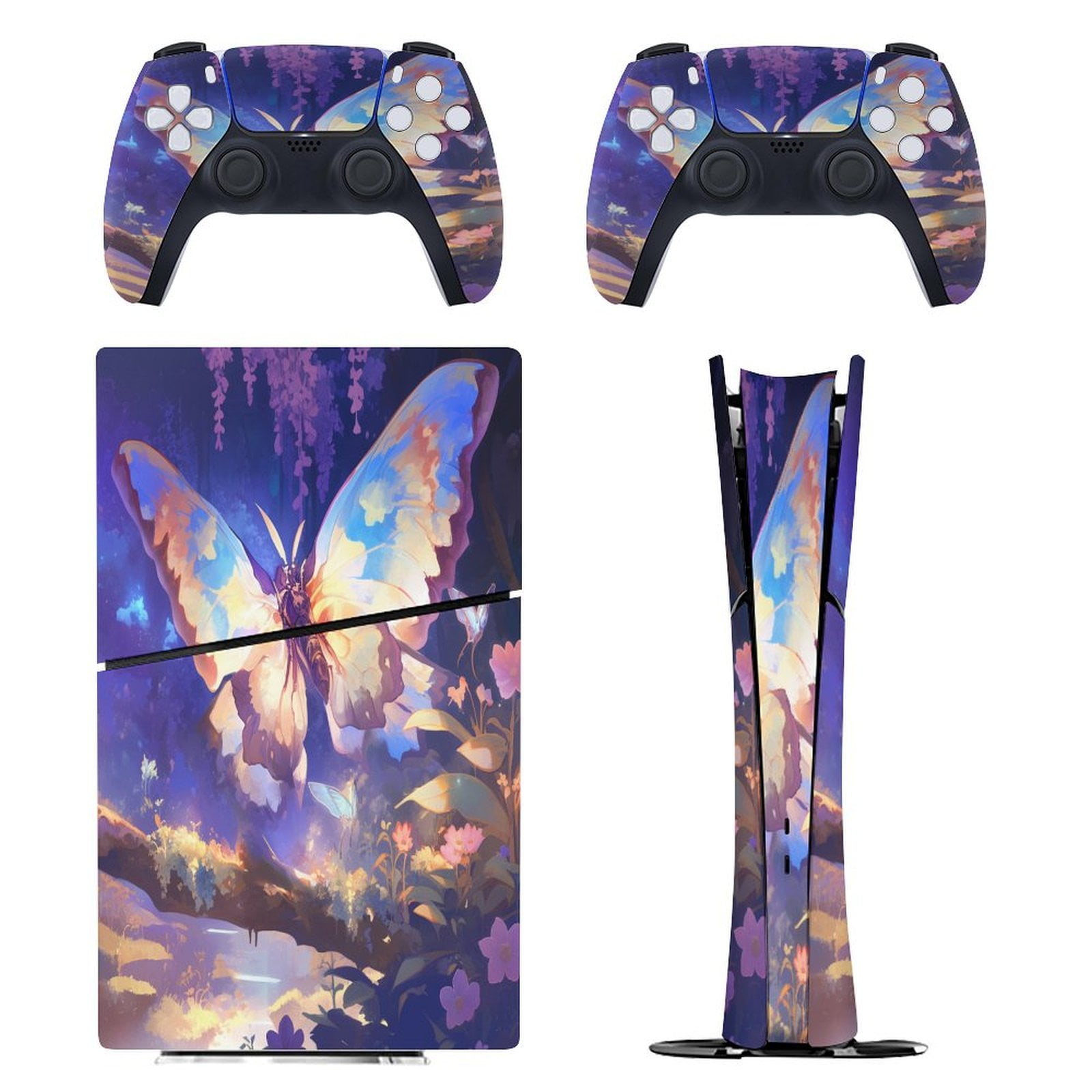 Fantasy Butterfly PS5/PS5 Pro/PS5 Slim Digital Disc Skin Sticker For ...