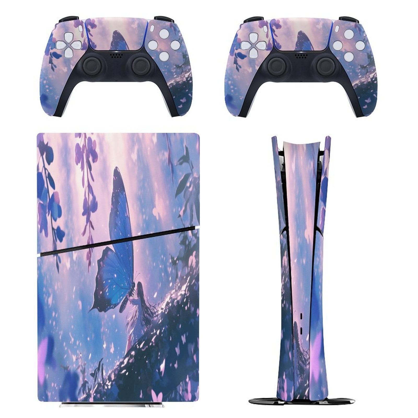 Fantasy Butterfly PS5/PS5 Pro/PS5 Slim Digital Disc Skin Sticker For ...