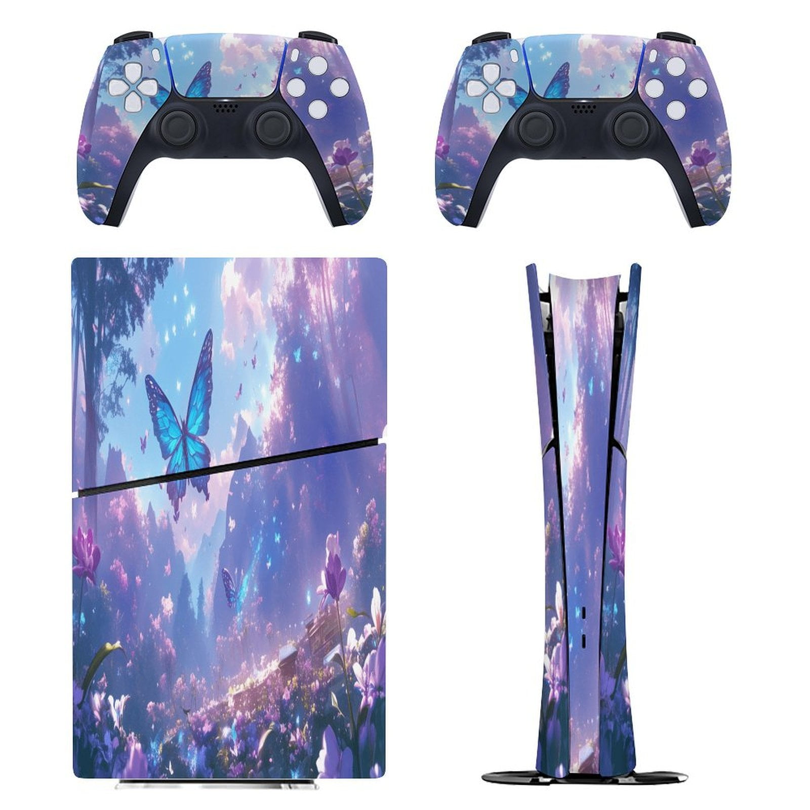 Fantasy Butterfly PS5/PS5 Pro/PS5 Slim Digital Disc Skin Sticker For ...