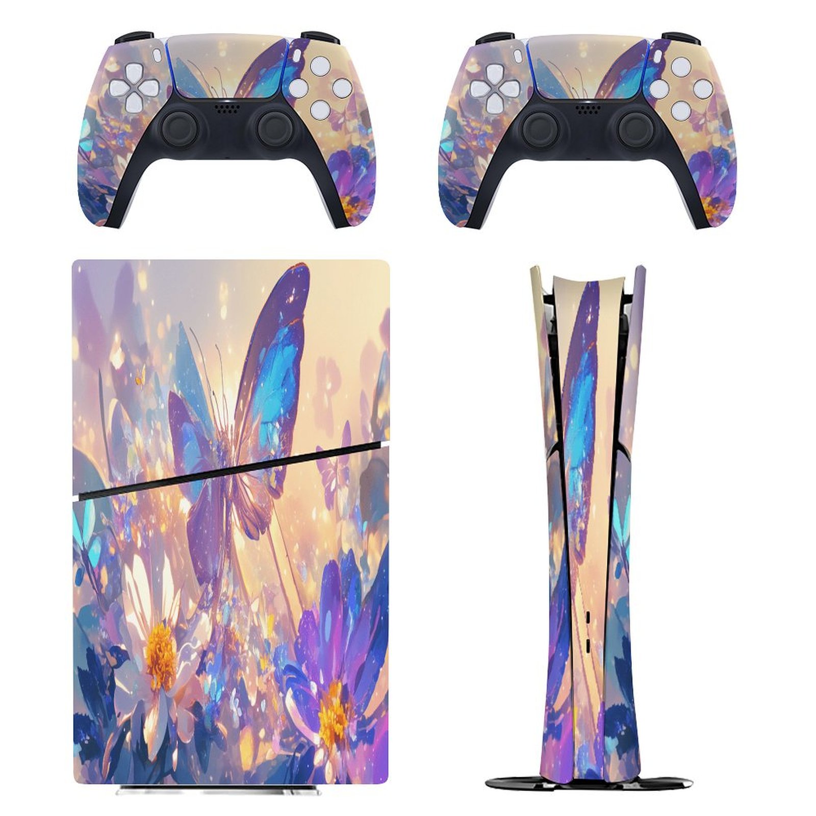 Fantasy Butterfly PS5/PS5 Pro/PS5 Slim Digital Disc Skin Sticker For ...