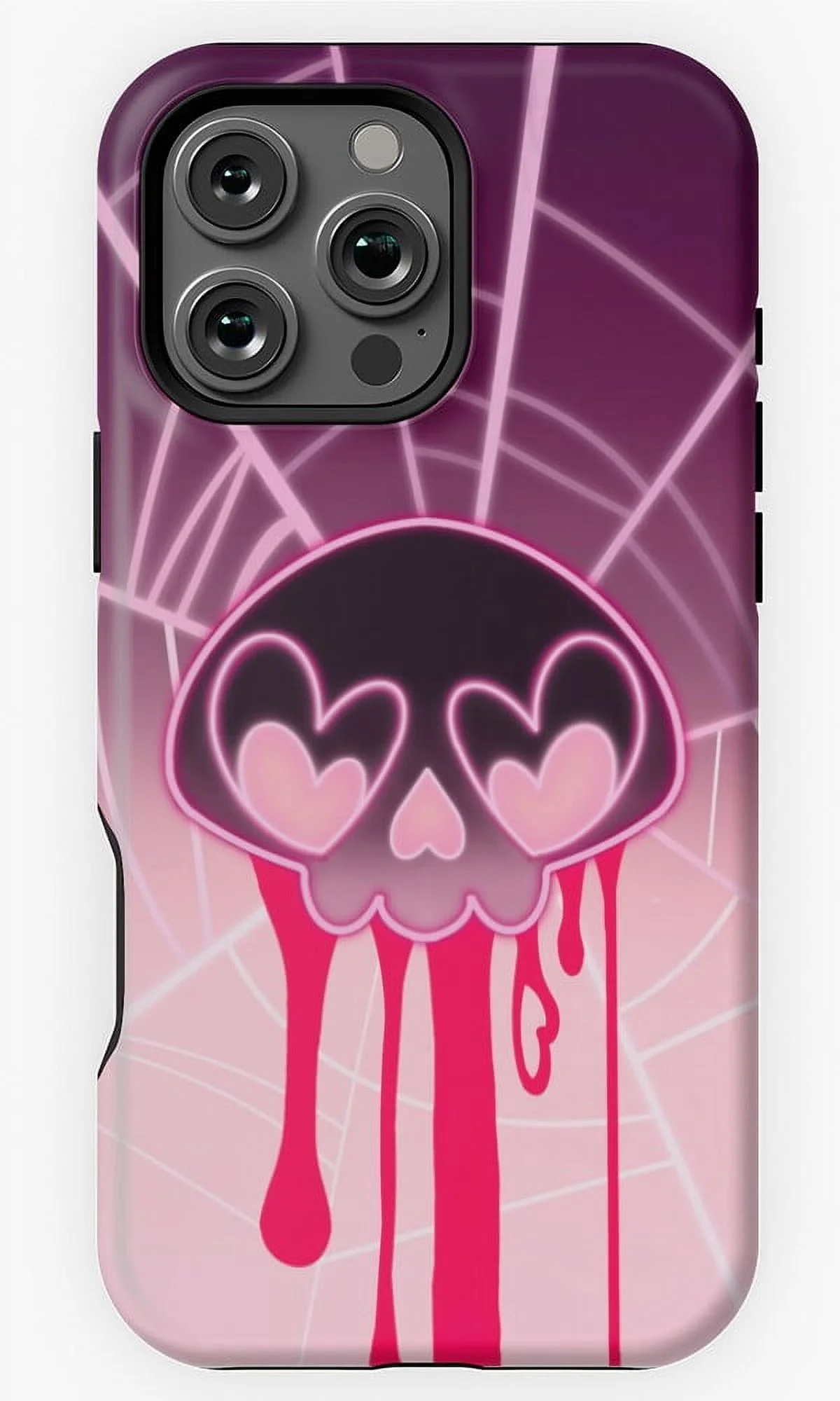 Fantasy Cartoon Angel Demon Portrait Protective Case for iPhone 11 12 ...