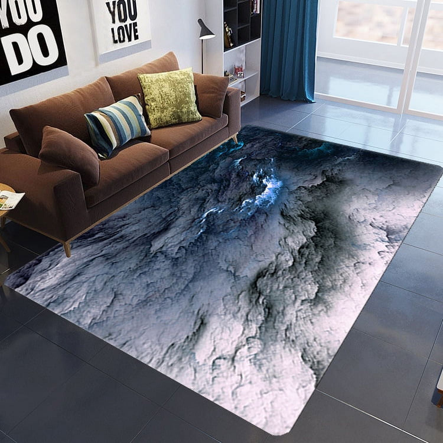 Fantasy Cloud Sea -Star River ration Carpet Bedroom Living Room Balcony ...