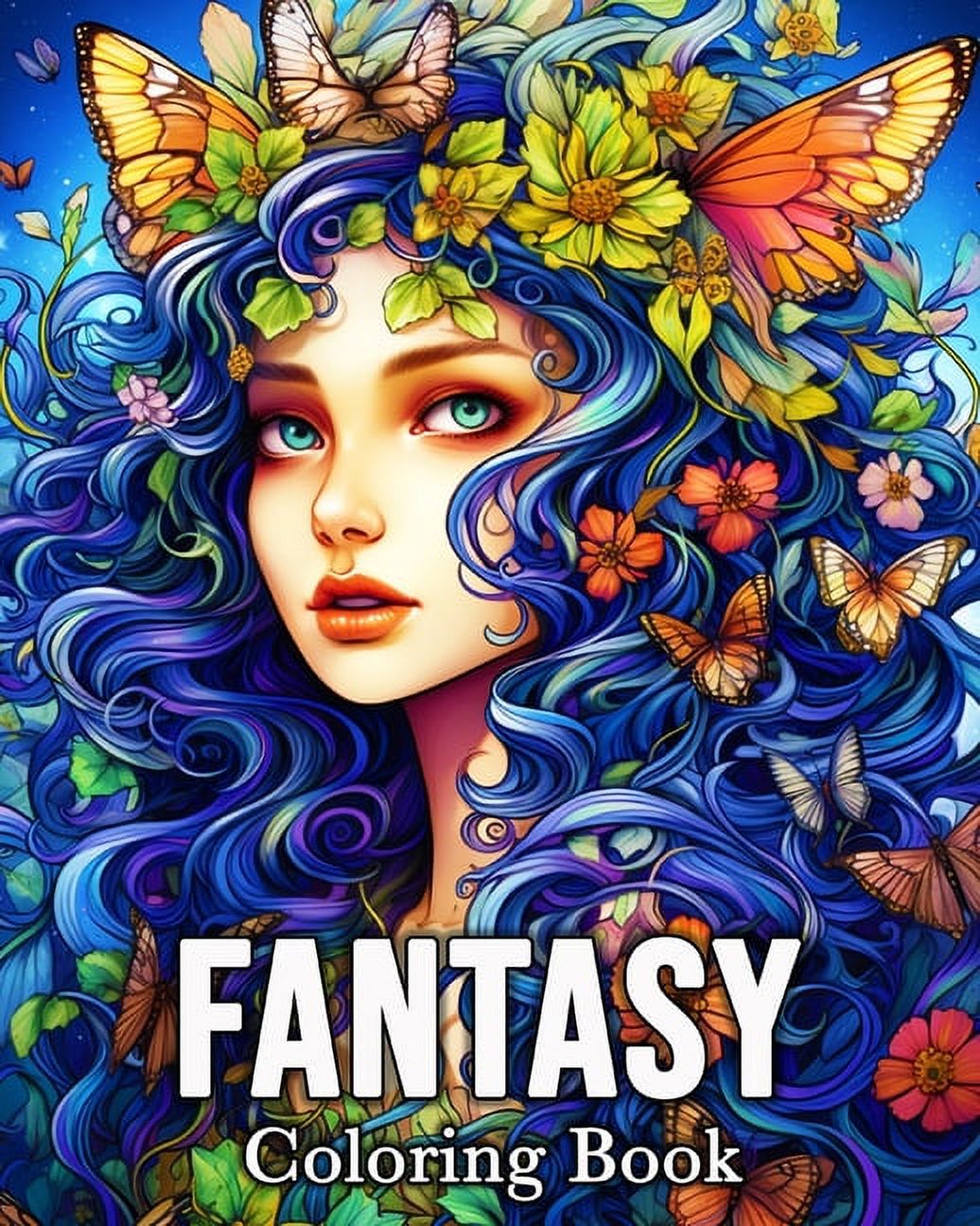 Fantasy Coloring Book: 50 Amazing Images for Stress Relief and ...
