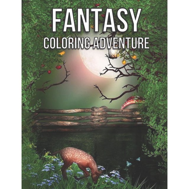 Fantasy Coloring adventure : A Magical World of Fantasy Creatures ...