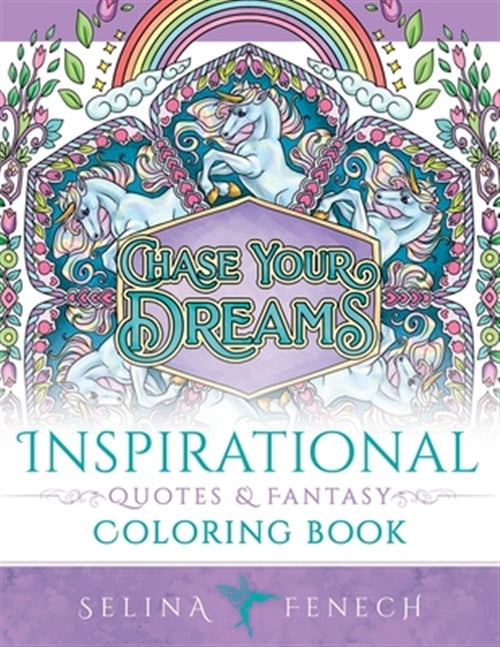 Pre-Owned Fantasy Coloring by Selina: Inspirational Quotes and Fantasy ...
