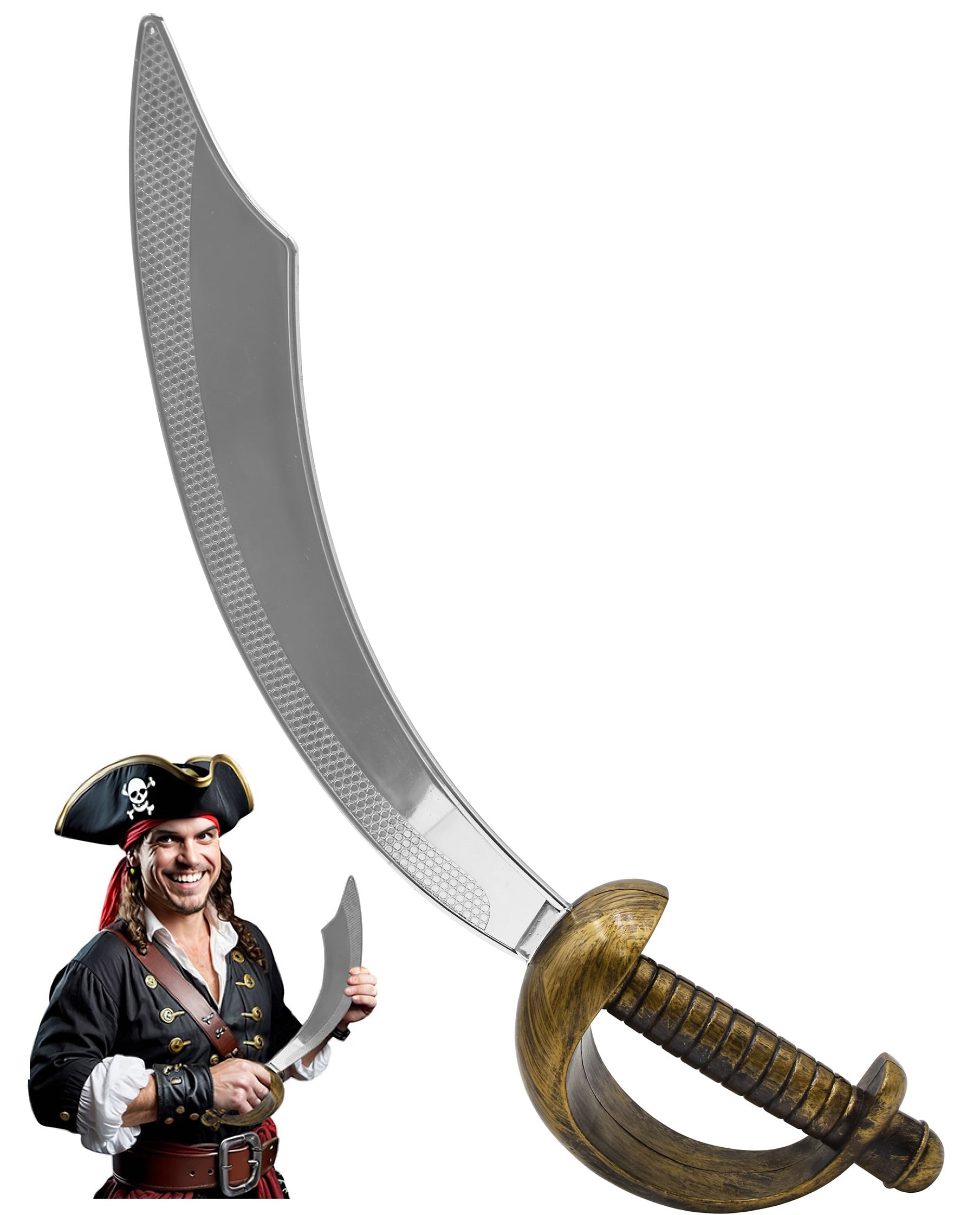 Nicky Bigs Novelties Halloween Fake Toy Cosplay Theater Plastic Curved ...